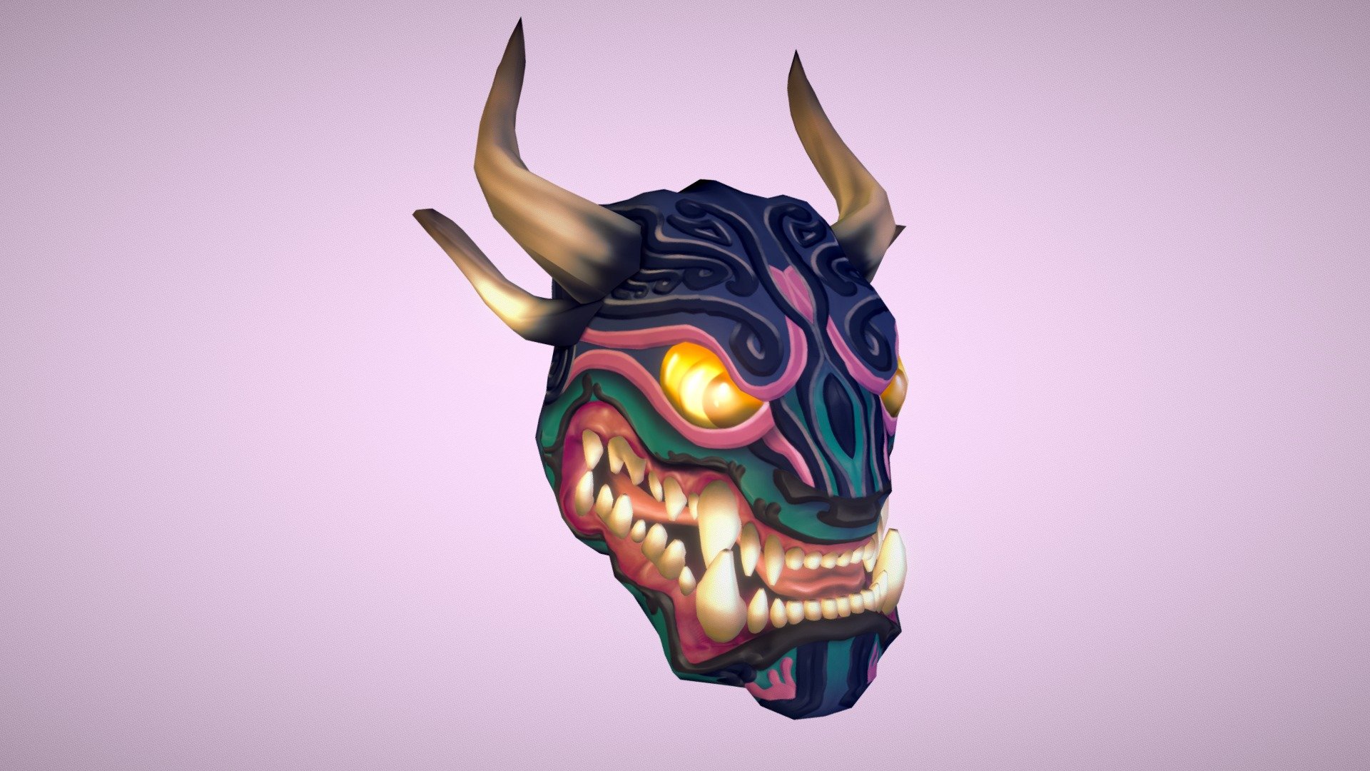 Dragon mask - 3D model by Sogir [7ae155d] - Sketchfab