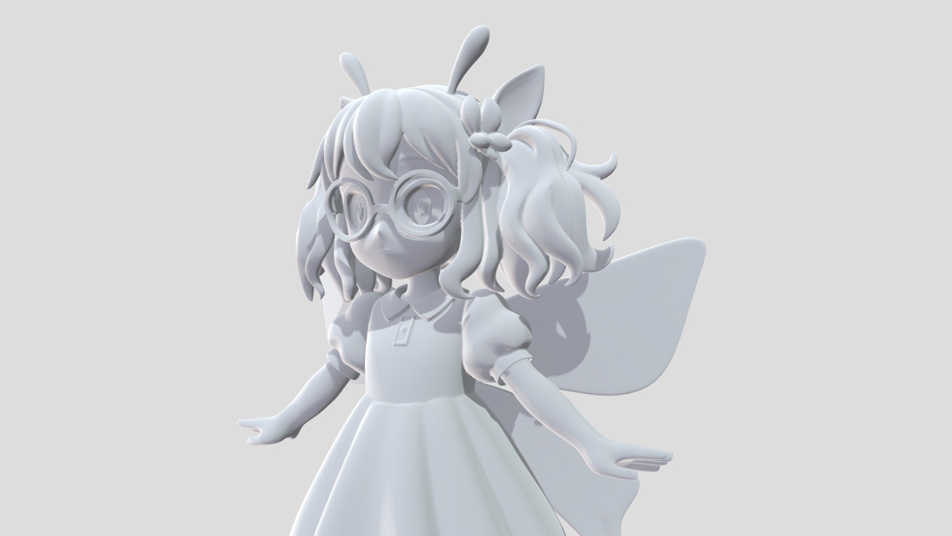 fairy - Download Free 3D model by Megaloma [7ae2139] - Sketchfab