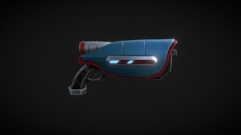 Vintage Sci-Fi Gun - Download Free 3D model by Andreas Paul (@andreas ...