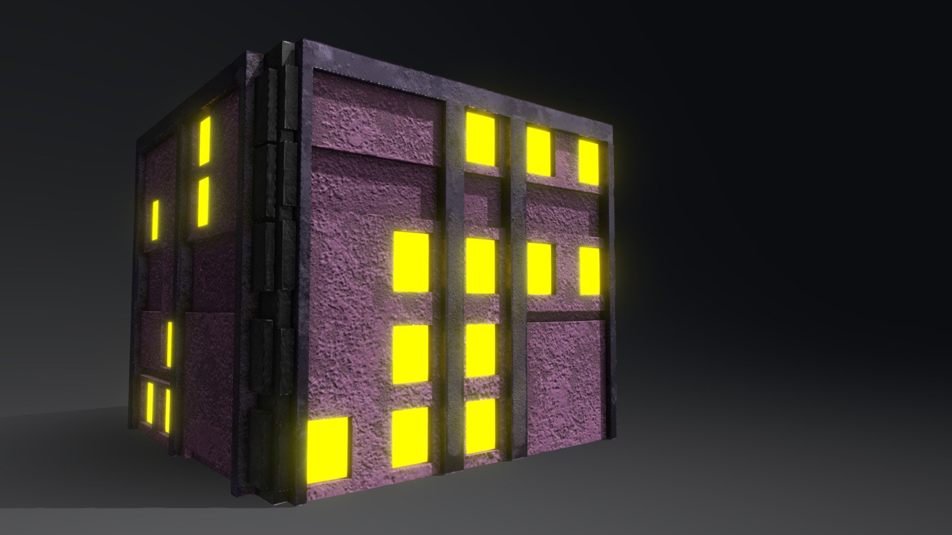 Low-Poly Modular Building 3 - 3D model by aclarke064 [7ae3c5e] - Sketchfab