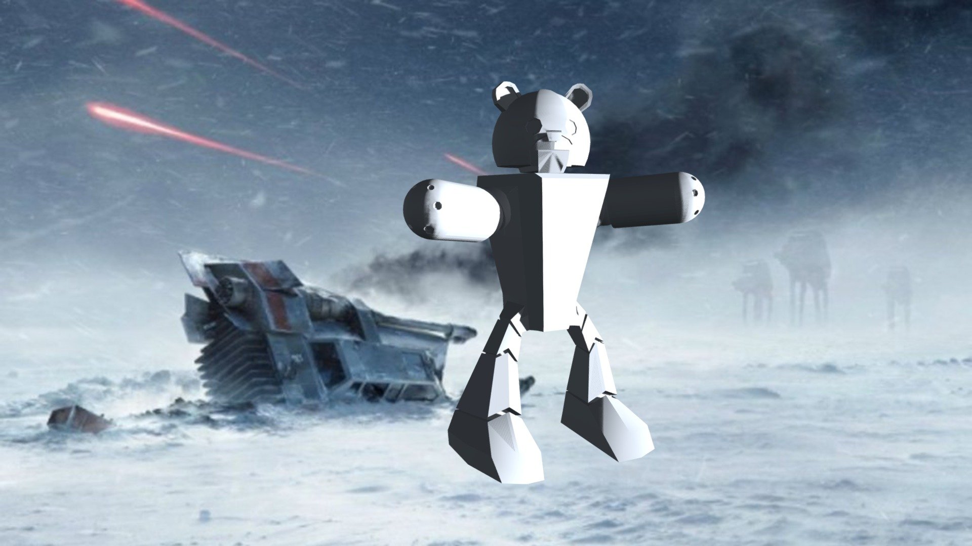 Robo Bear Obj - 3D model by PlattIntroTo3d [7ae45da] - Sketchfab
