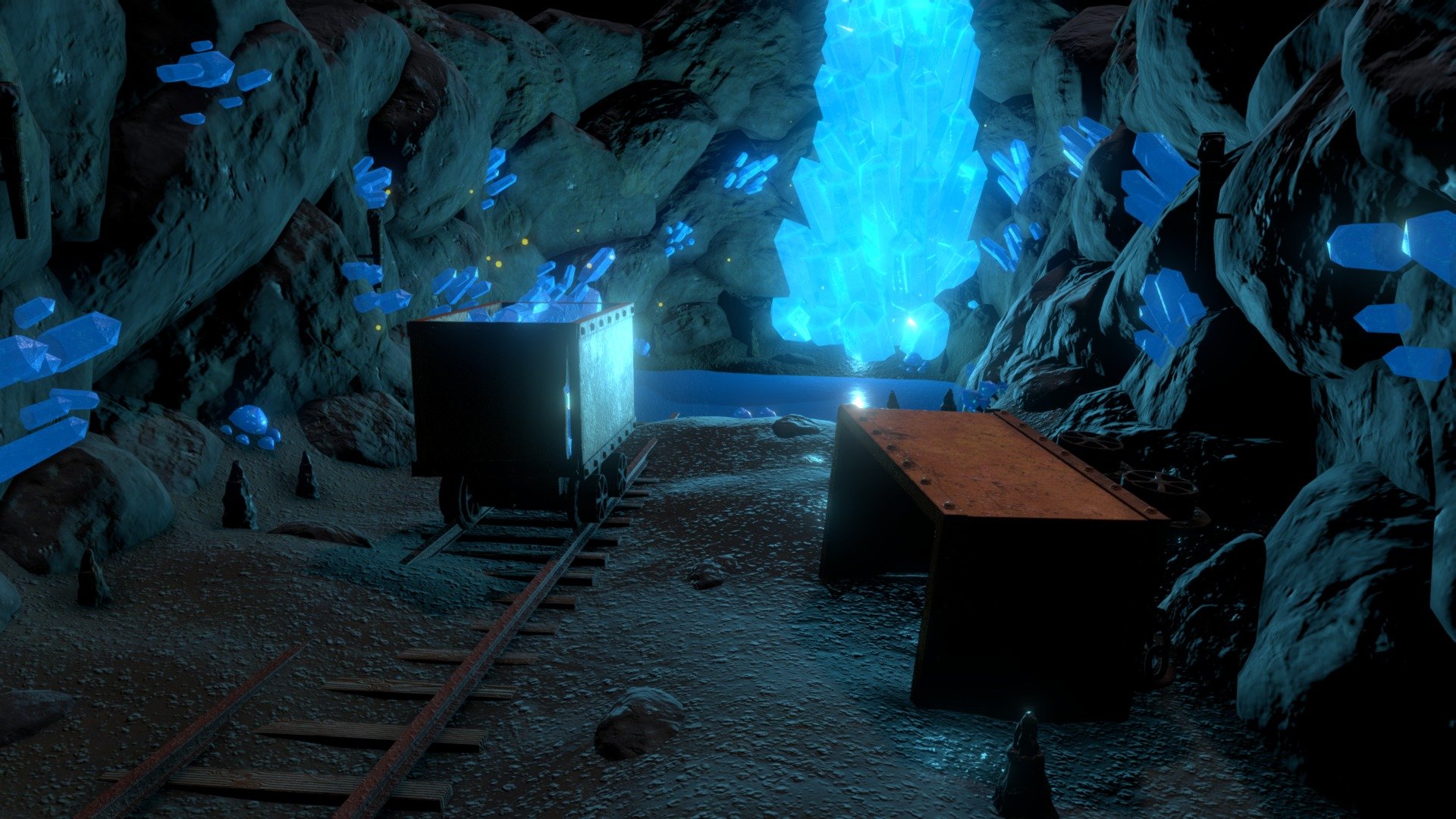 Magical Abandoned Mine - Download Free 3D model by WarderiiK [7ae4754 ...