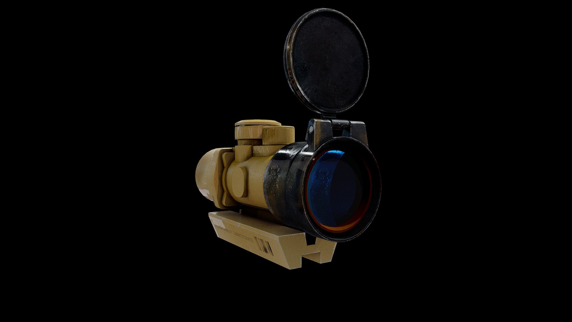 Gun scope - Download Free 3D model by ASHISH (@Ashish0096) [7ae62f5 ...
