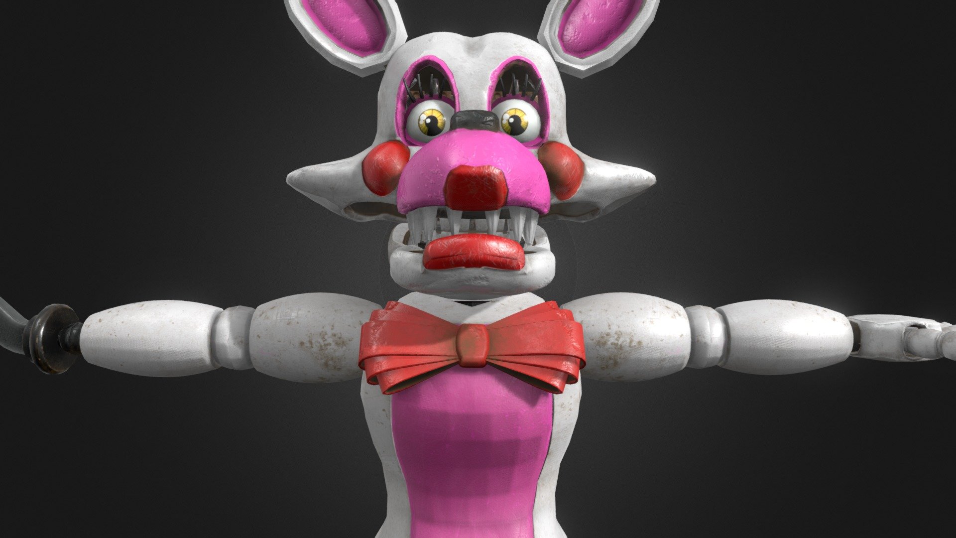 Funtime Foxy (FNaF HW) [MODEL EDIT] - Download Free 3D model by Captain Allen (@Allen_Animations ...