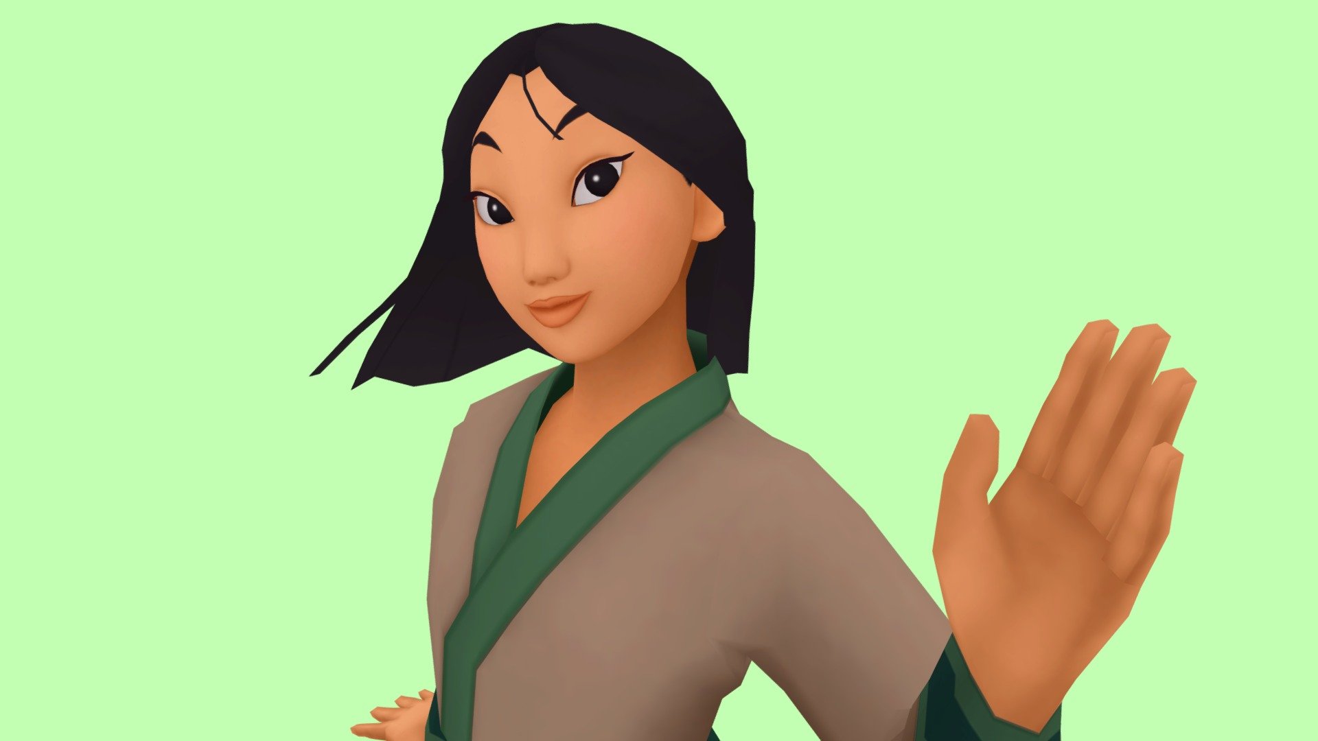Mulan From Kingdom Hearts - 3D model by 𝕋𝕙𝕖 𝔼𝕧𝕖𝕟𝕚𝕟𝕘 𝕊𝕥𝕒𝕣 ...