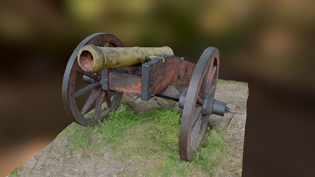 First attempt Cannon - Download Free 3D model by JaneBeeCR [7ae9e24 ...