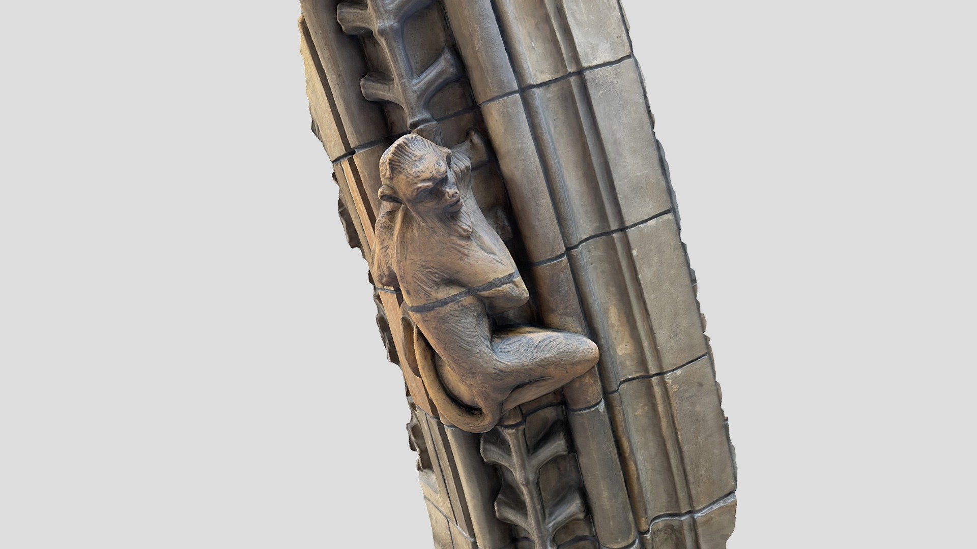 London Natural History Museum Monkey Statue - 3D model by Koto3D ...