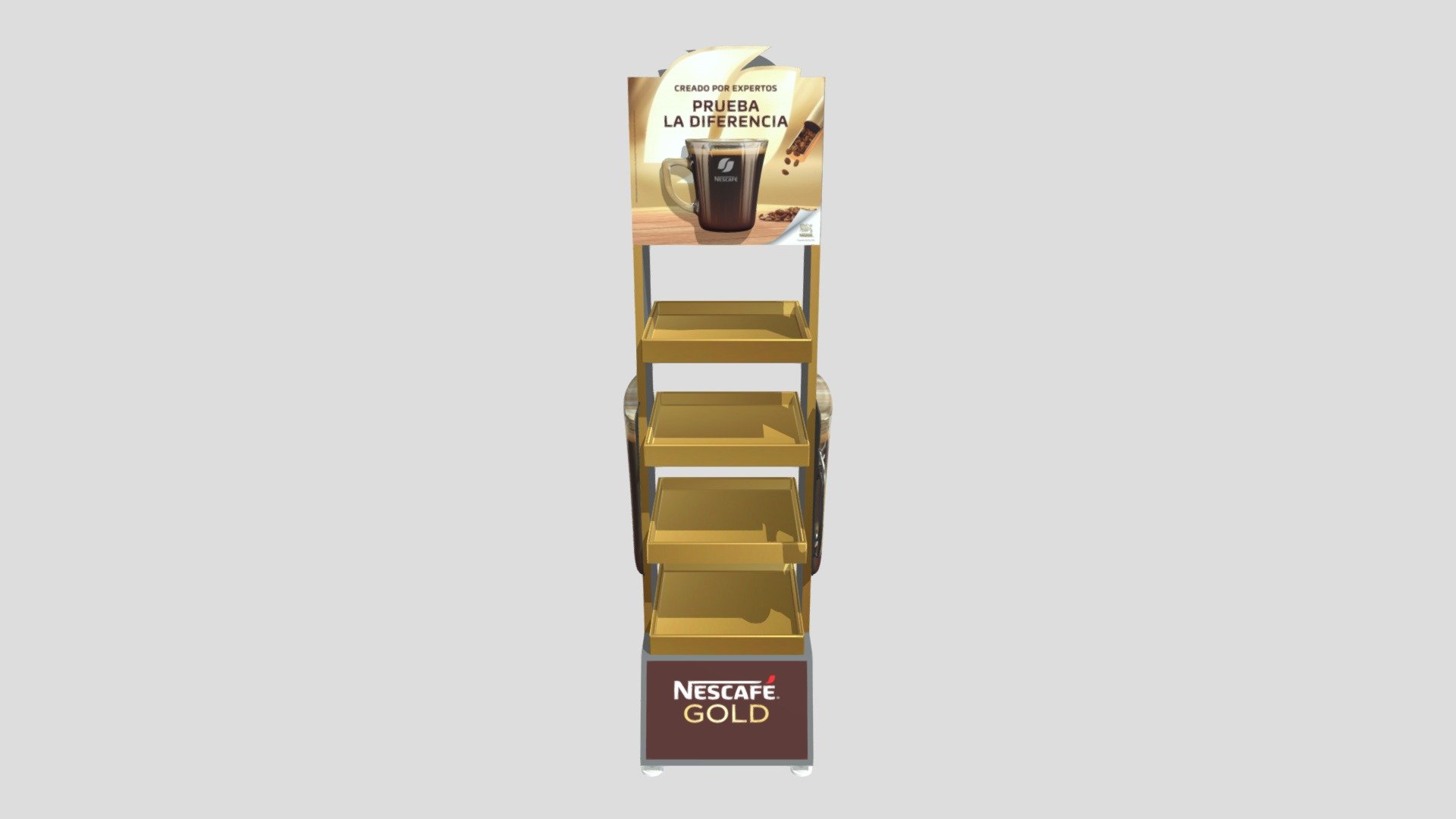 NESCAFE GOLD FBX - 3D model by visualbranding [7aeaf30] - Sketchfab