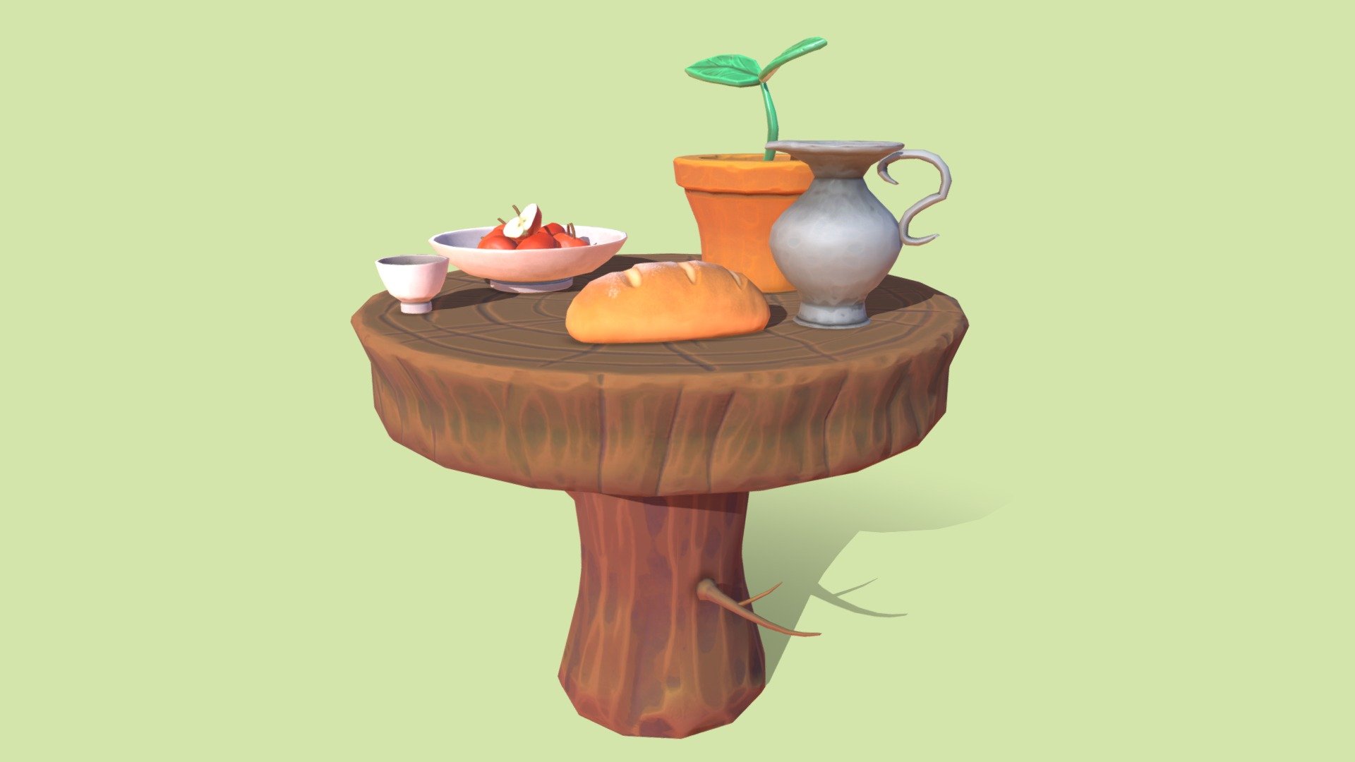 Stylized Fantasy Table - 3D model by Lavi (@lavi3d) [7aec9b3] - Sketchfab