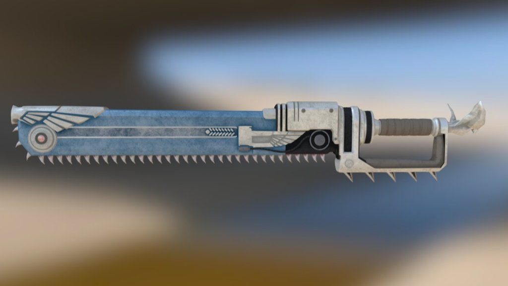 chain sword - 3D model by Harry (@harry178) [7aee99f] - Sketchfab