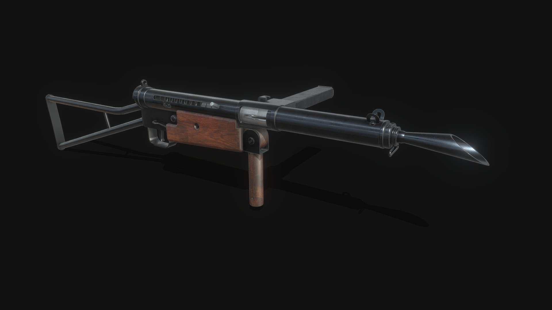 Sten Mk.I - 3D model by Petr.Tlach [7af1f5b] - Sketchfab