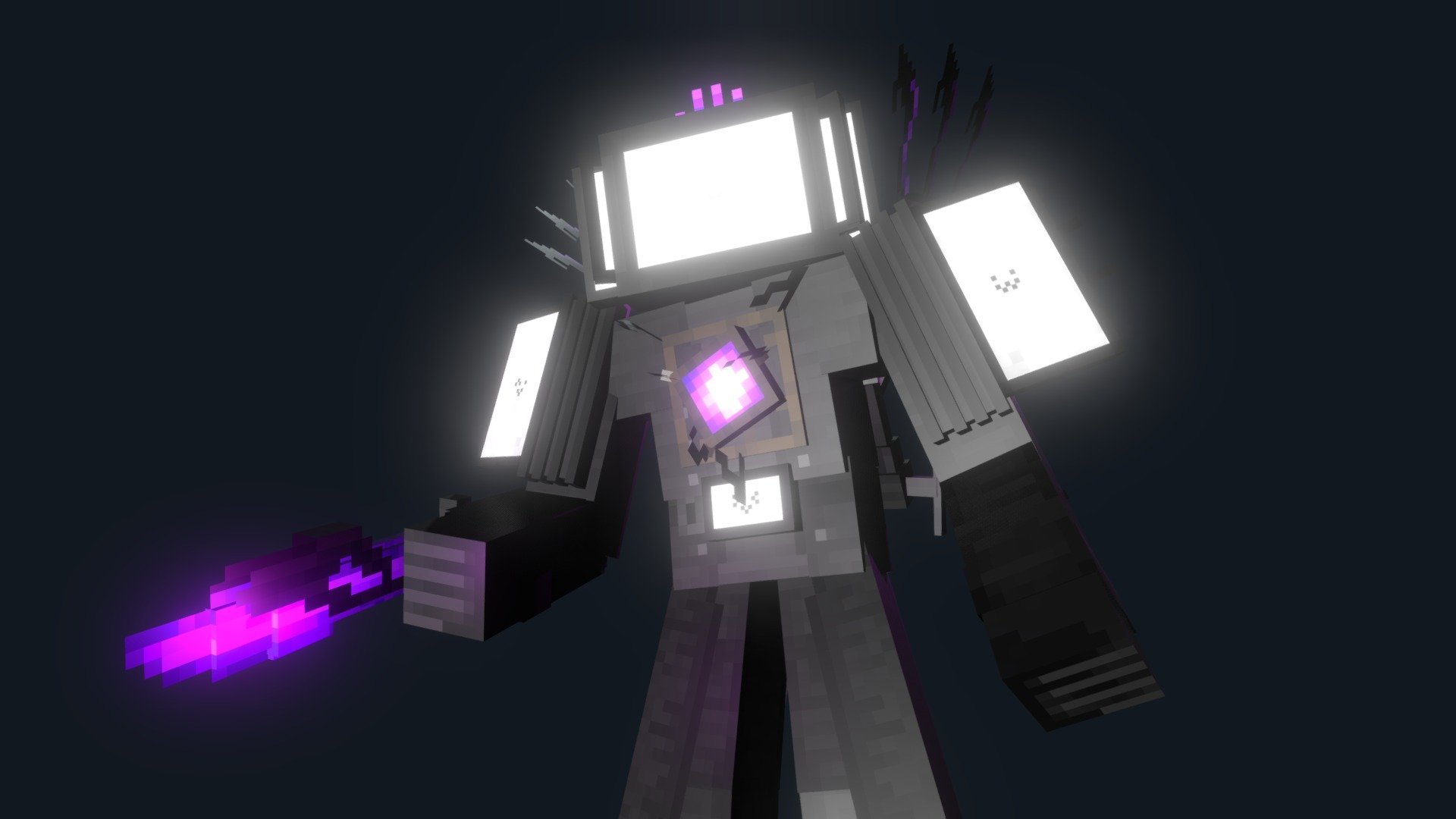 Ic upgraded titan tvman - 3D model by ICEyMC [7af67c8] - Sketchfab