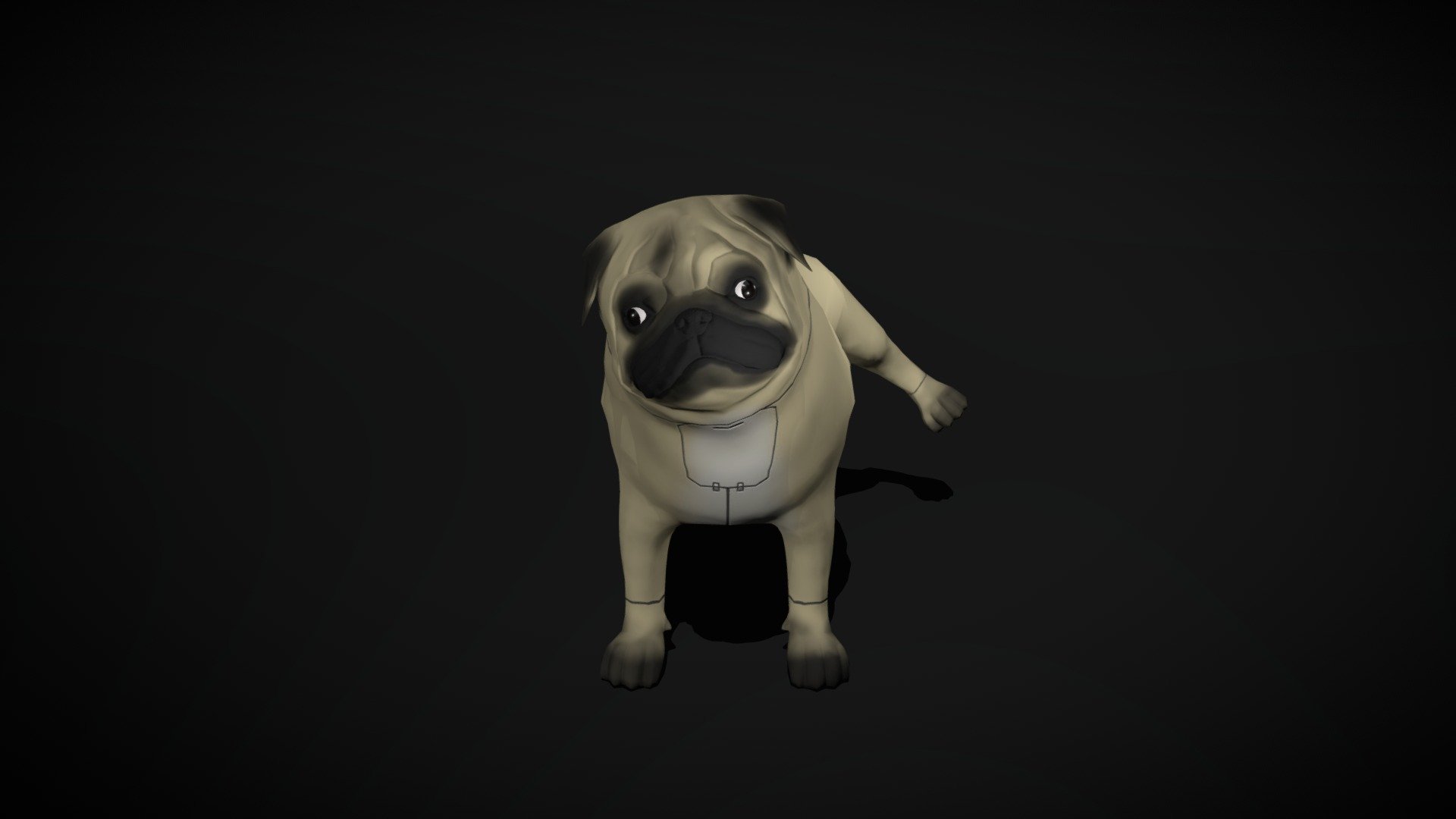 Pablito, the robotic pug - 3D model by Bernardo Mónico (@bensdead ...