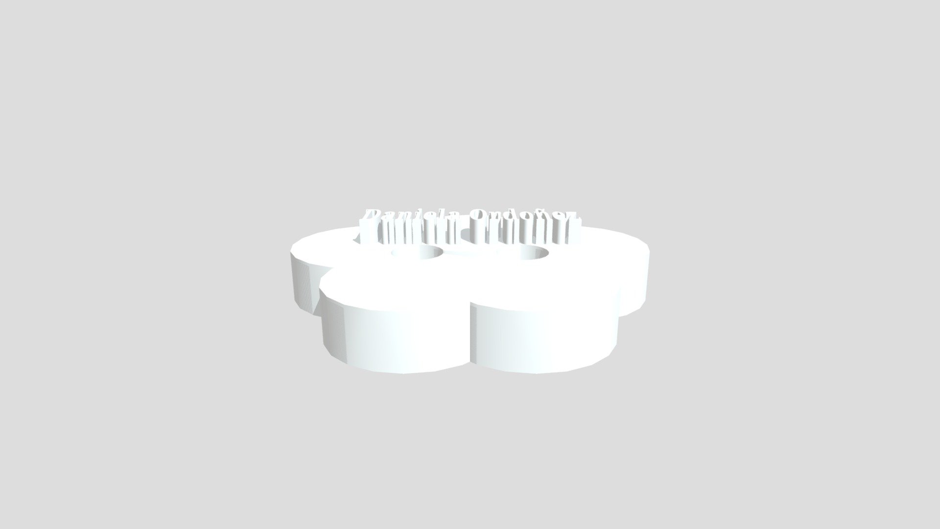 Flower Button - 3D model by Daniela Ordoñez (@010088244) [7af7441 ...