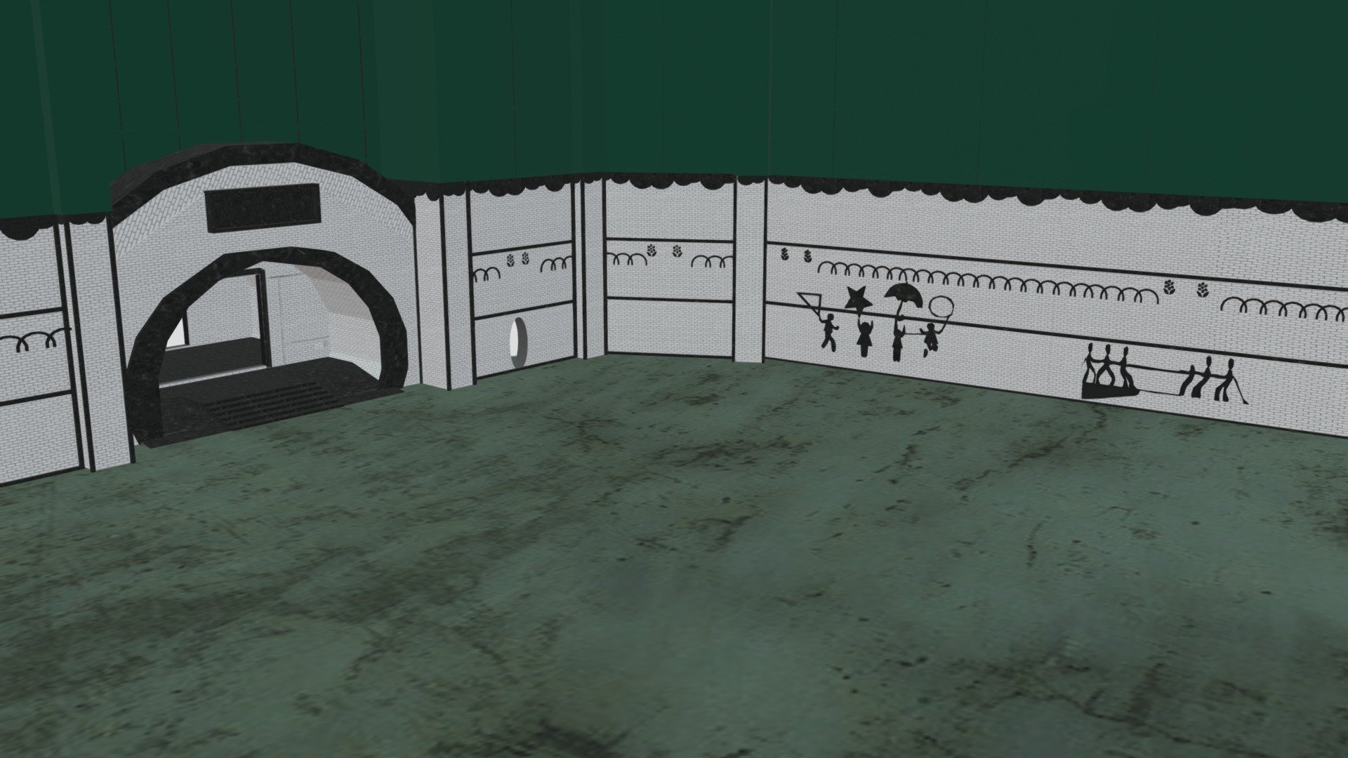 Squid Game Lobby - 3D model by skippytheevilclown [7af8001] - Sketchfab