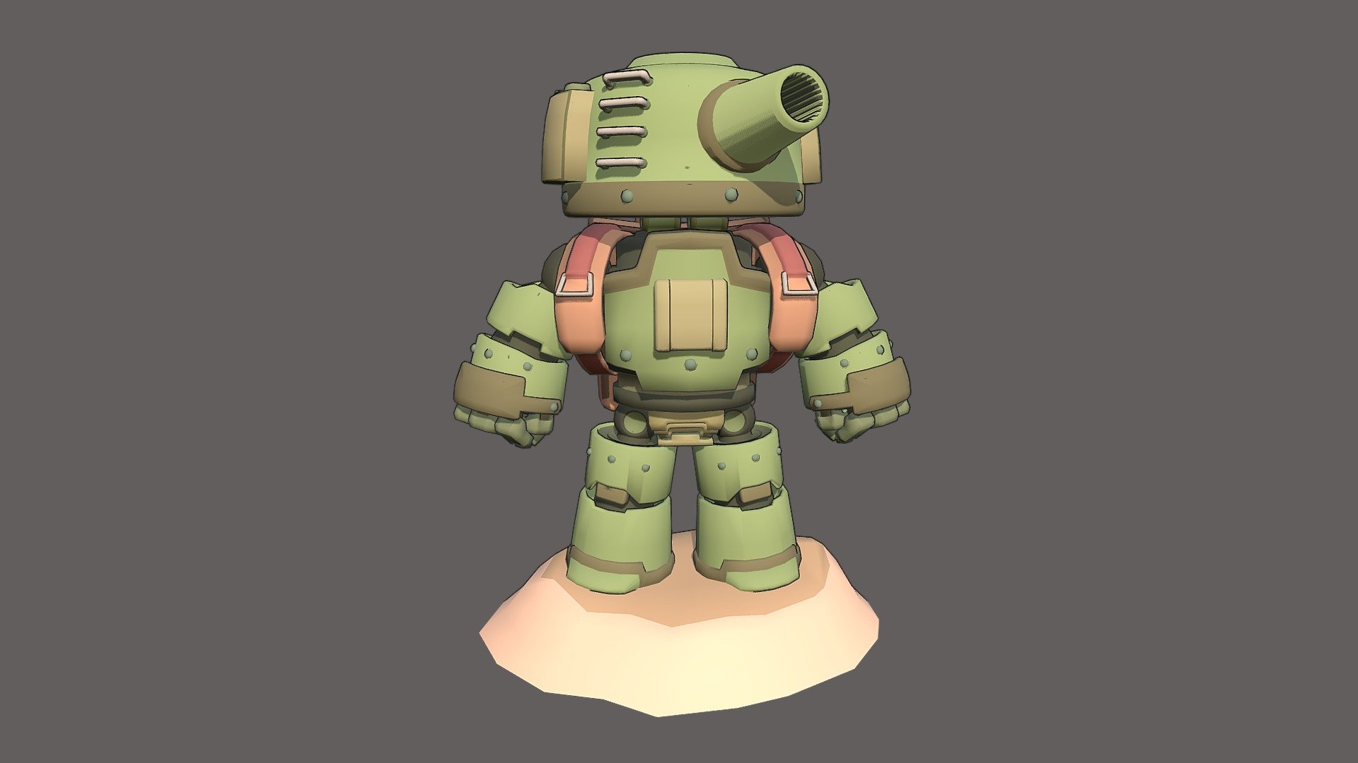 T-07Bot (Low-Poly) - 3D model by MarcRojas [7af8094] - Sketchfab