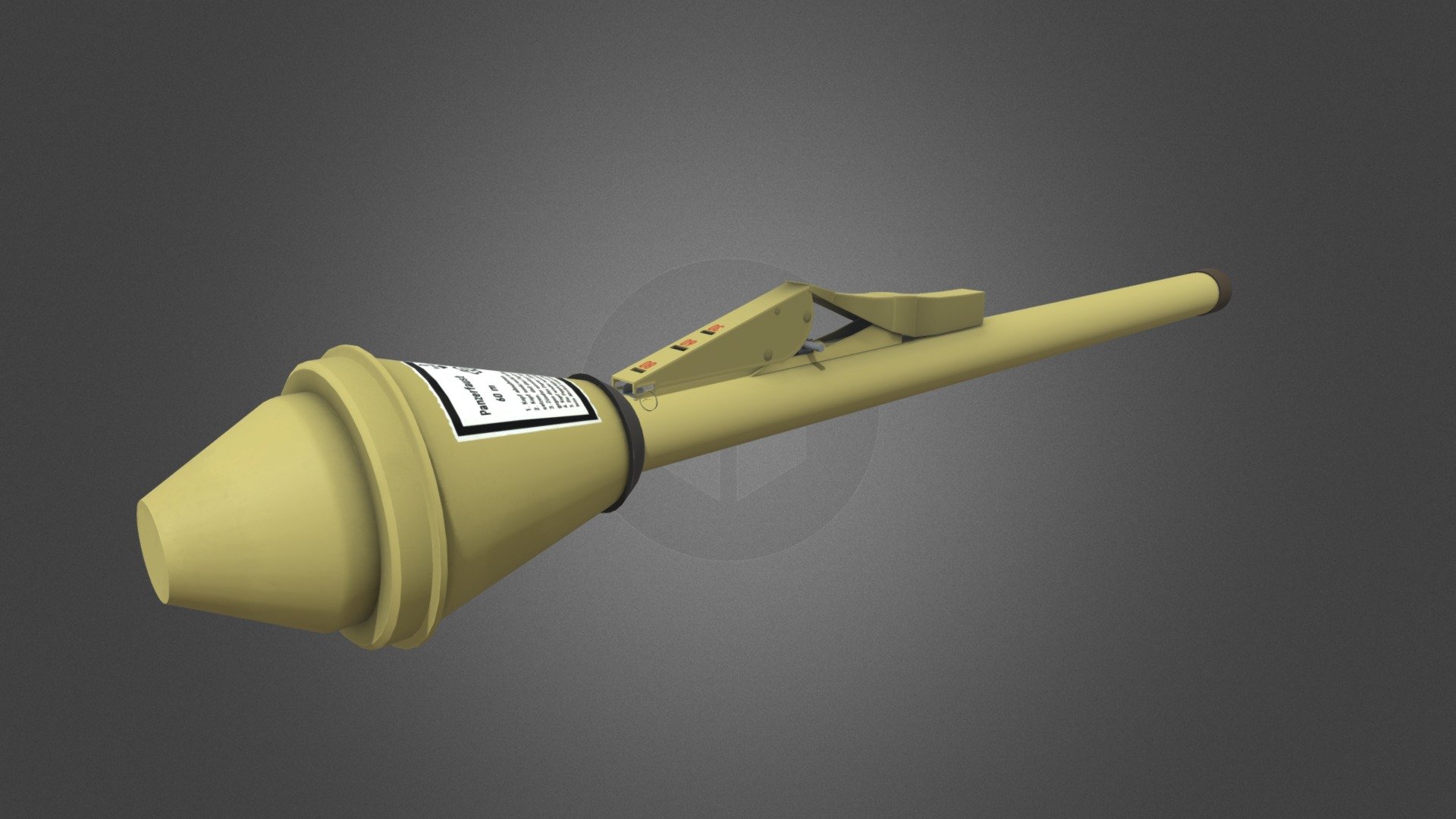Panzerfaust 60 - Download Free 3D model by Superplunger (@penguin1018 ...