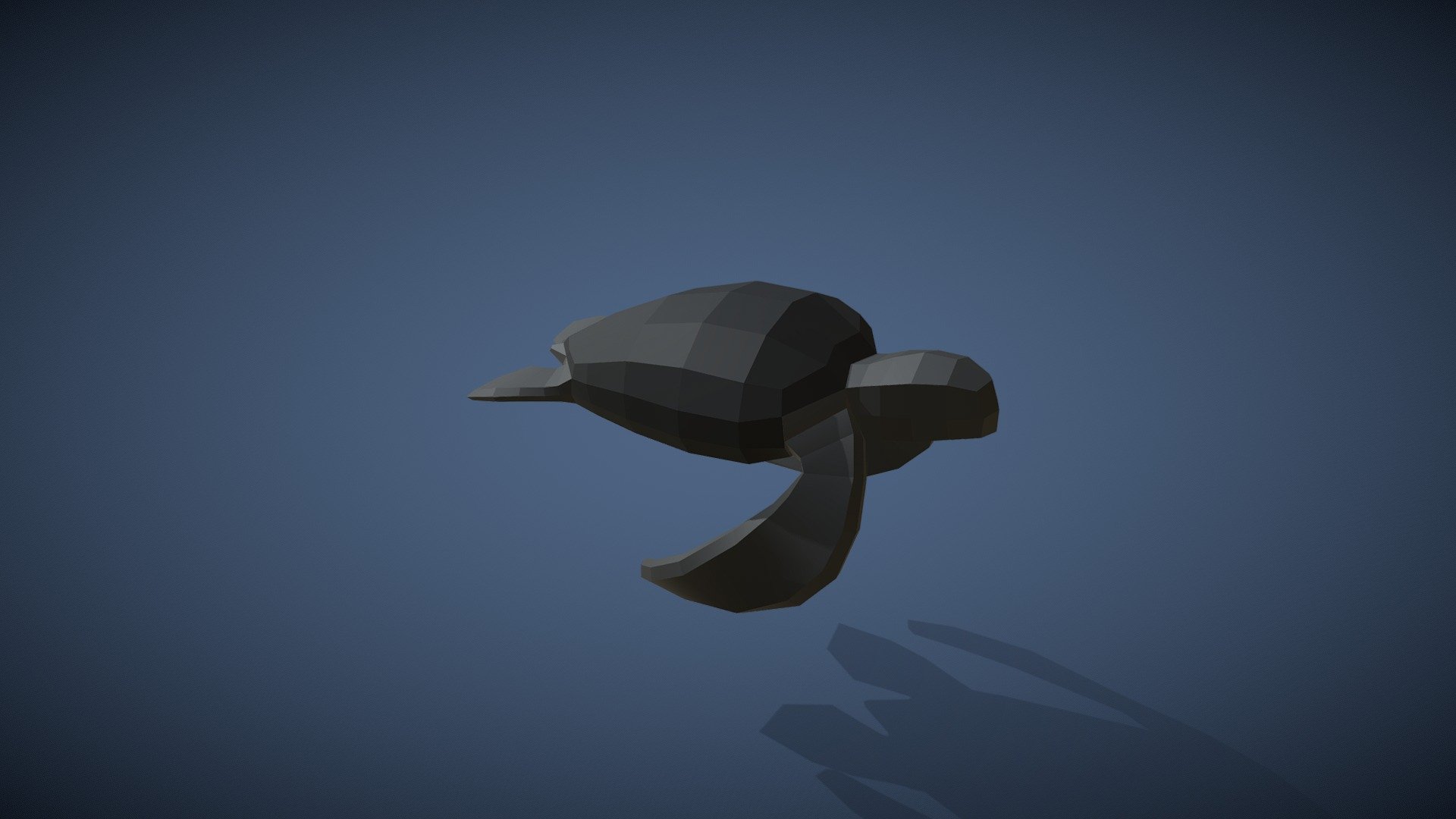 Low poly leatherback sea turtle - 3D model by Cobra_snk [7af8e9e ...