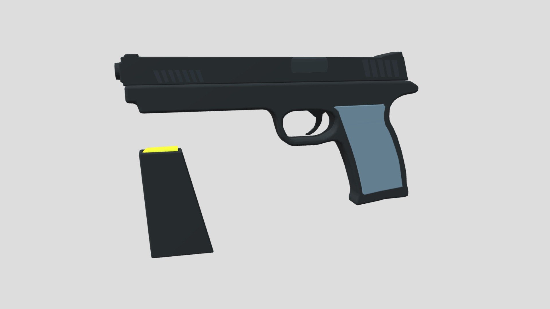 Pistol - Download Free 3D model by Ducuhan [7af9a38] - Sketchfab