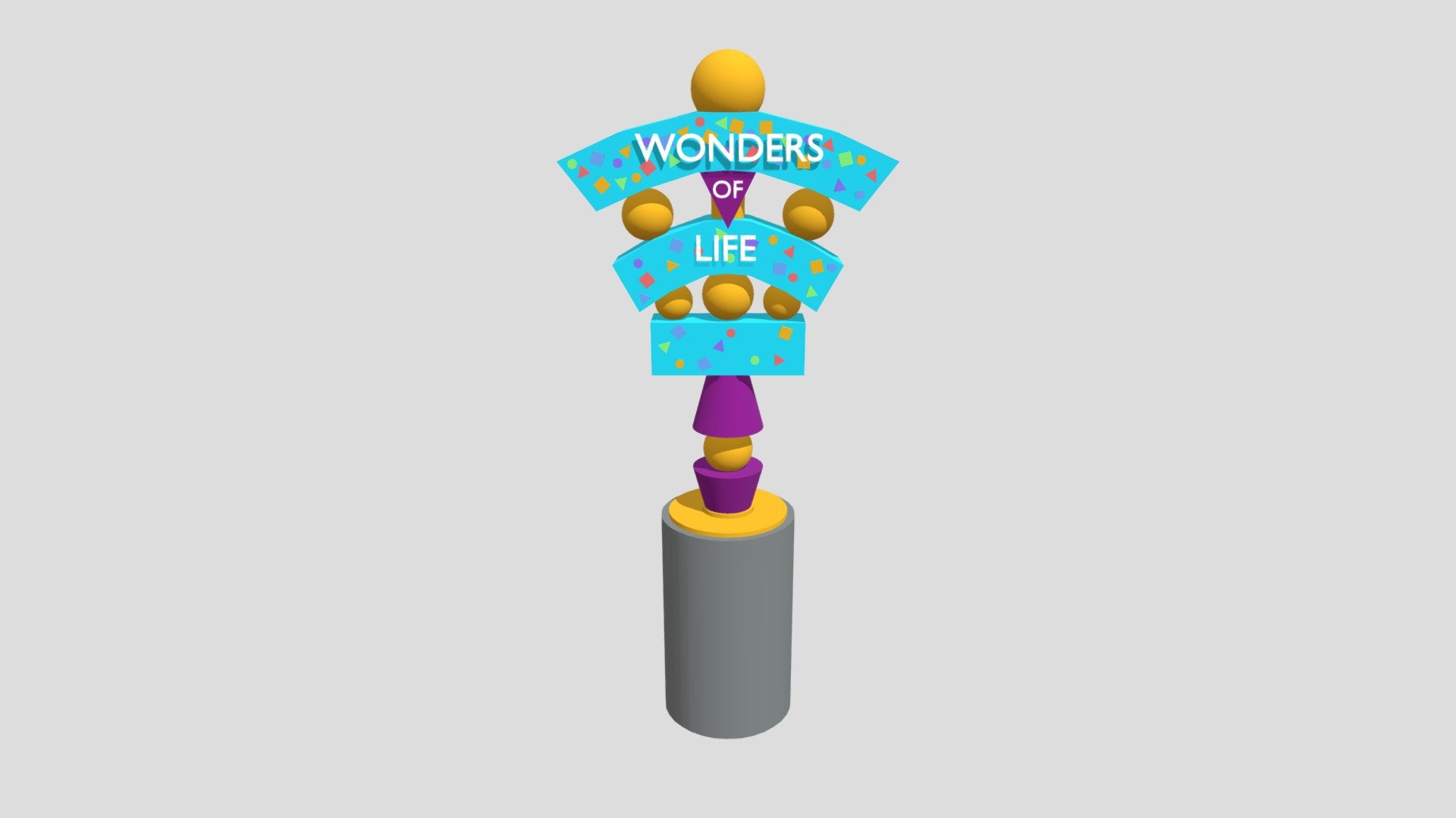 Epcot Wonders Of Life Pavilion sign - 3D model by CathodePlayer ...