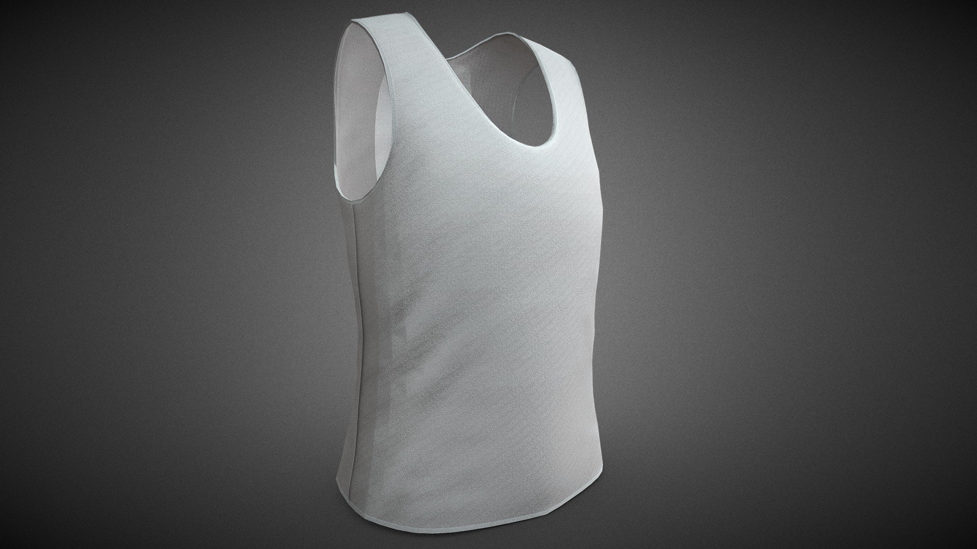 White Tank Top - Buy Royalty Free 3D model by CG StudioX (@CG_StudioX ...