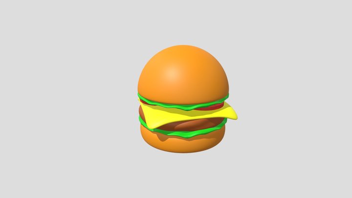 Burger 3D models - Sketchfab