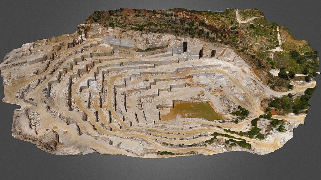 Dionyssos Marble Quarry by Topographers.gr - 3D model by Topographers ...