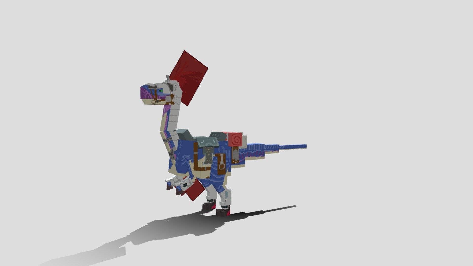 Gallimimus revamp - 3D model by Luisttt [7afd189] - Sketchfab