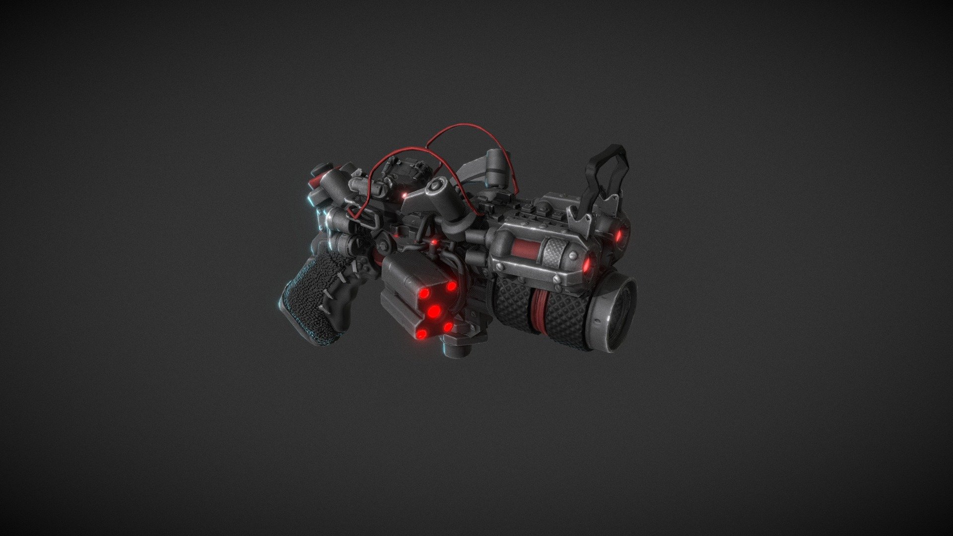 Lightning Gun - 3D model by spiraloid [7afeb97] - Sketchfab