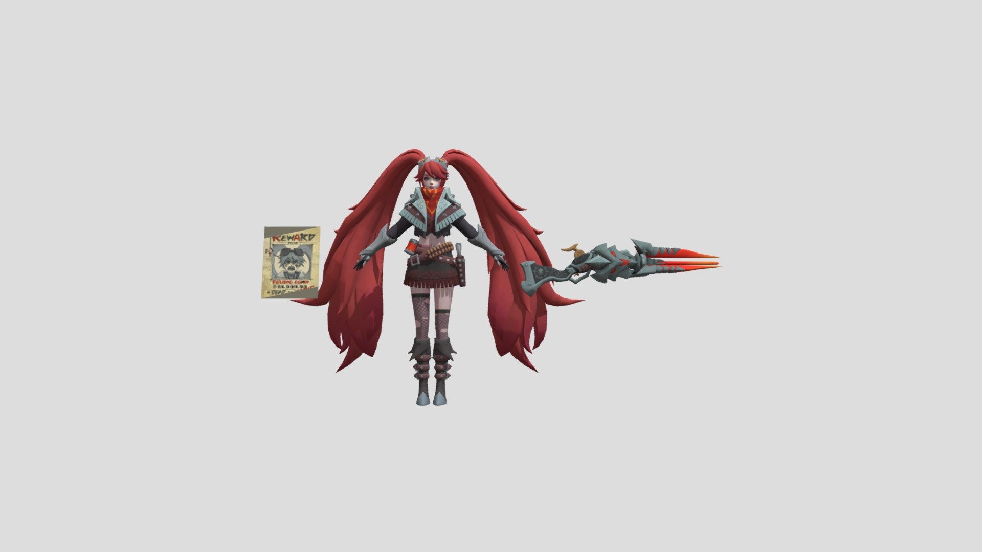 Layla - BLAZING Gun - Download Free 3D model by Clear pisyuu (@Clear ...