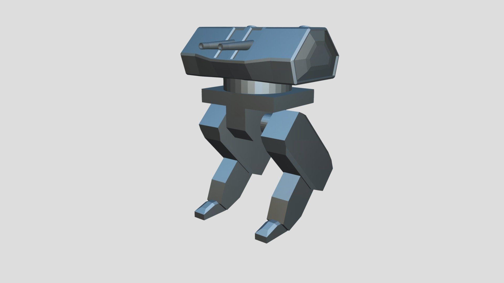 Gun Mech V1 - 3D model by TheDoomLordd [7b00502] - Sketchfab