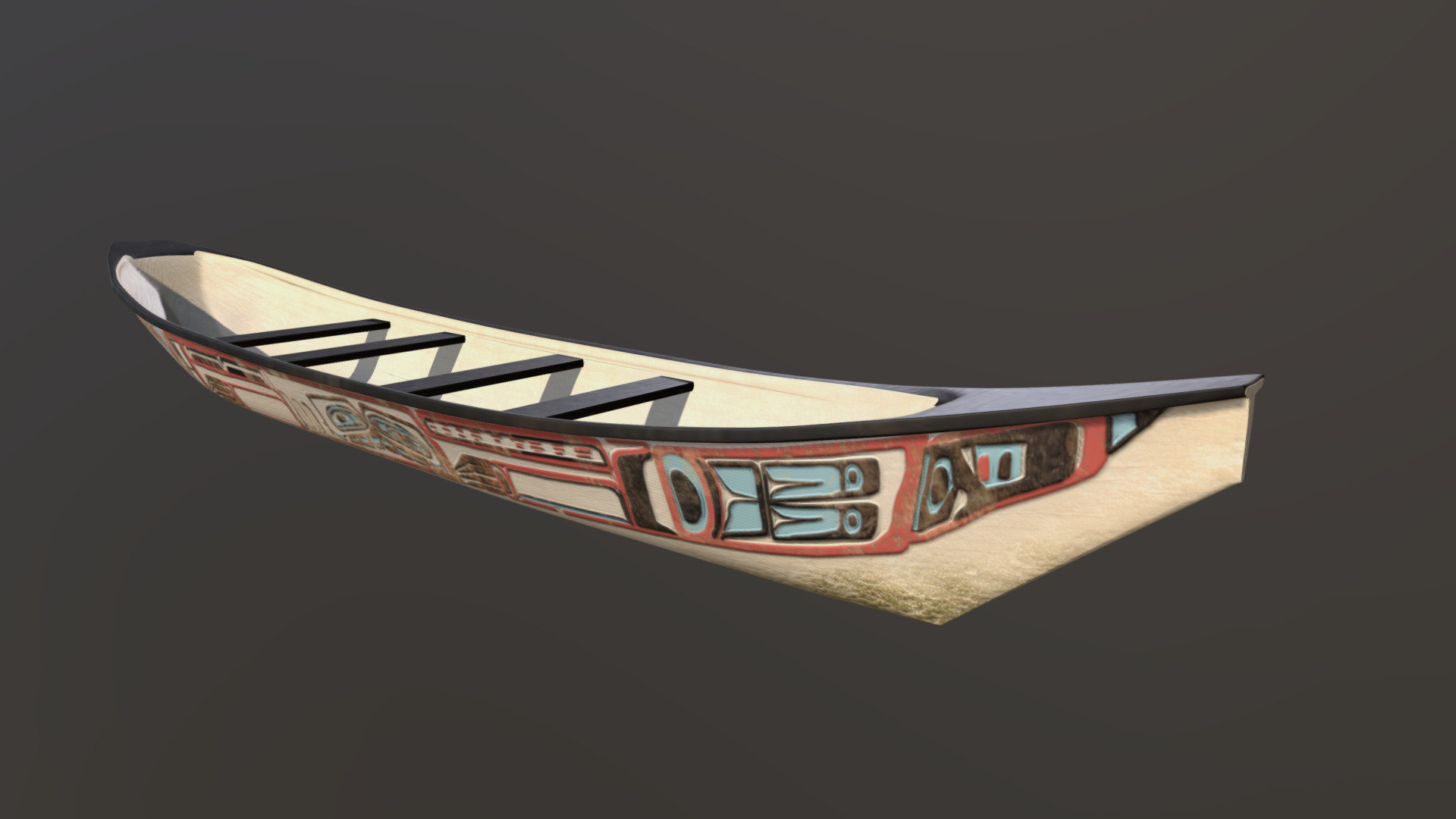 Dugout Canoe - 3D model by BeyondthePixel [7b01e35] - Sketchfab