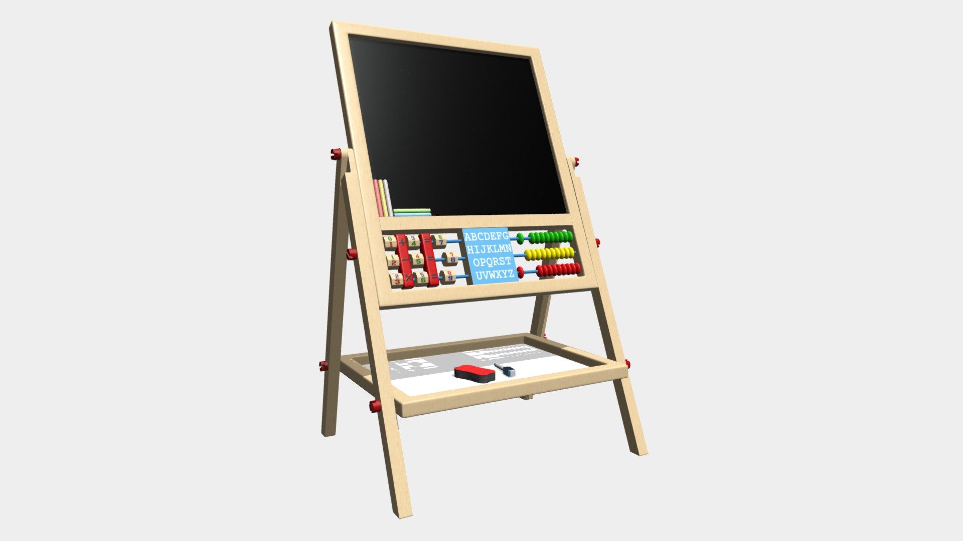 Drawing board 3d Modell photorealistic high poly - Buy Royalty Free 3D ...