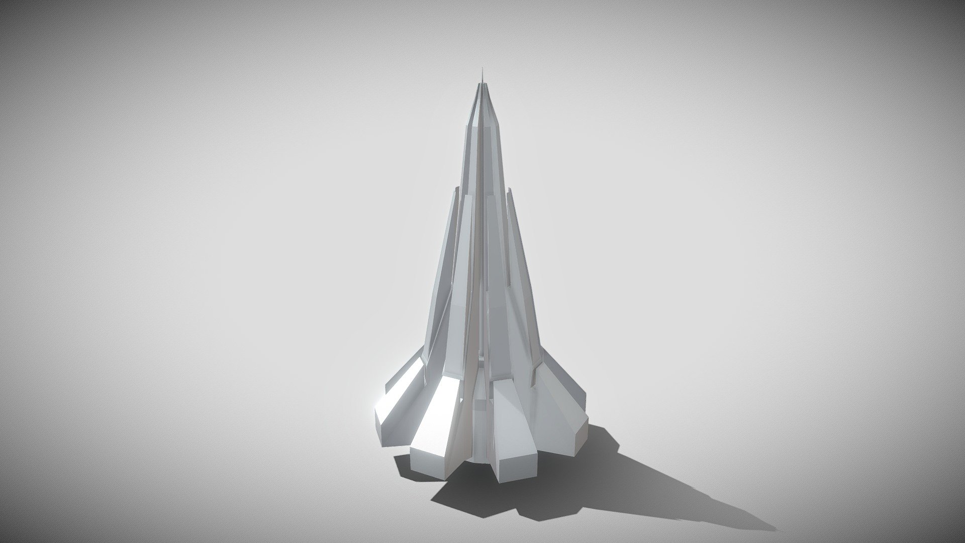 Sci-Fi Rocket Model - Download Free 3D model by Marco Zakaria ...