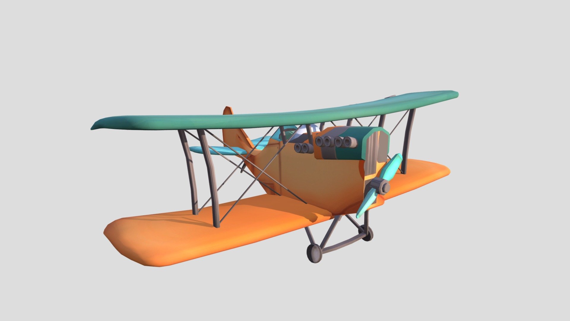 Game Art Plane - 3D model by Pauline Slominski (@PaulineSlominski ...