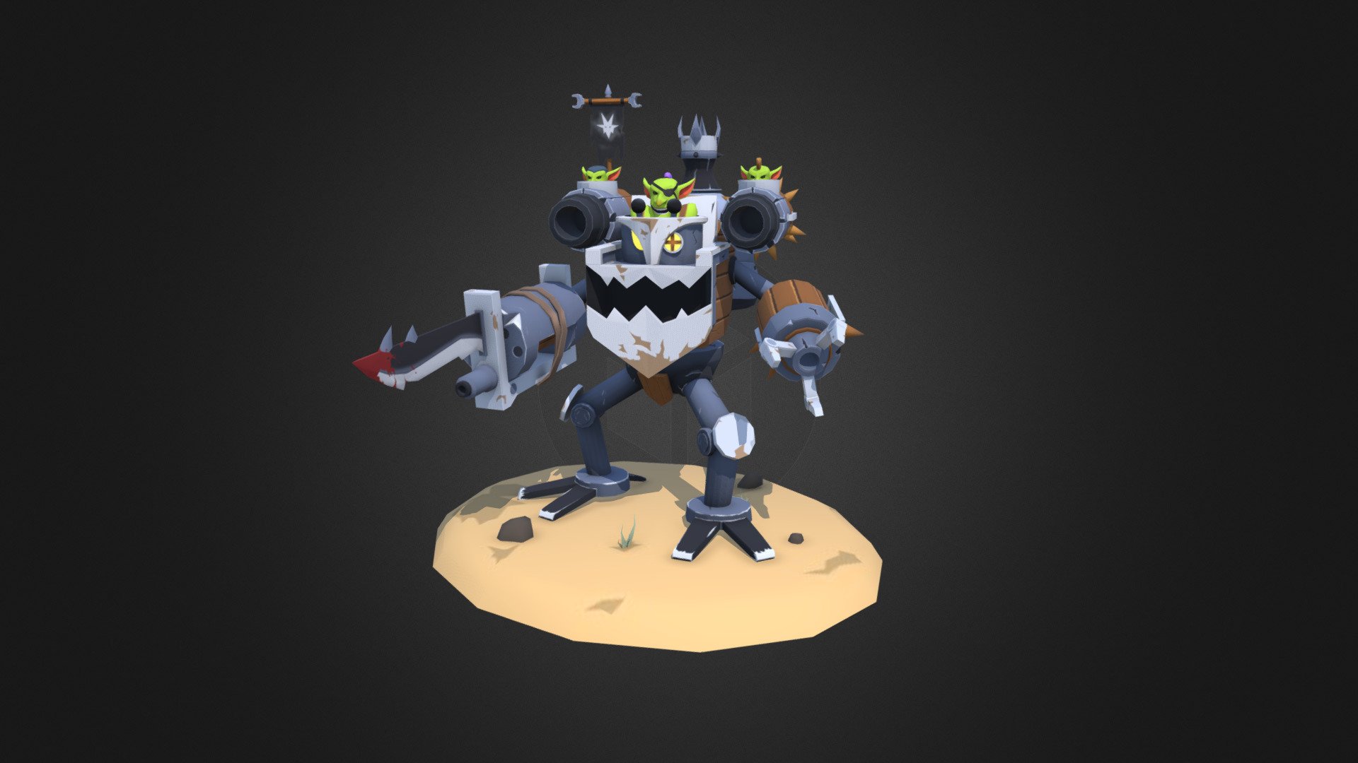 Goblin's Mech - 3D model by George Mawby (@GeorgeMawby) [7b03e83 ...