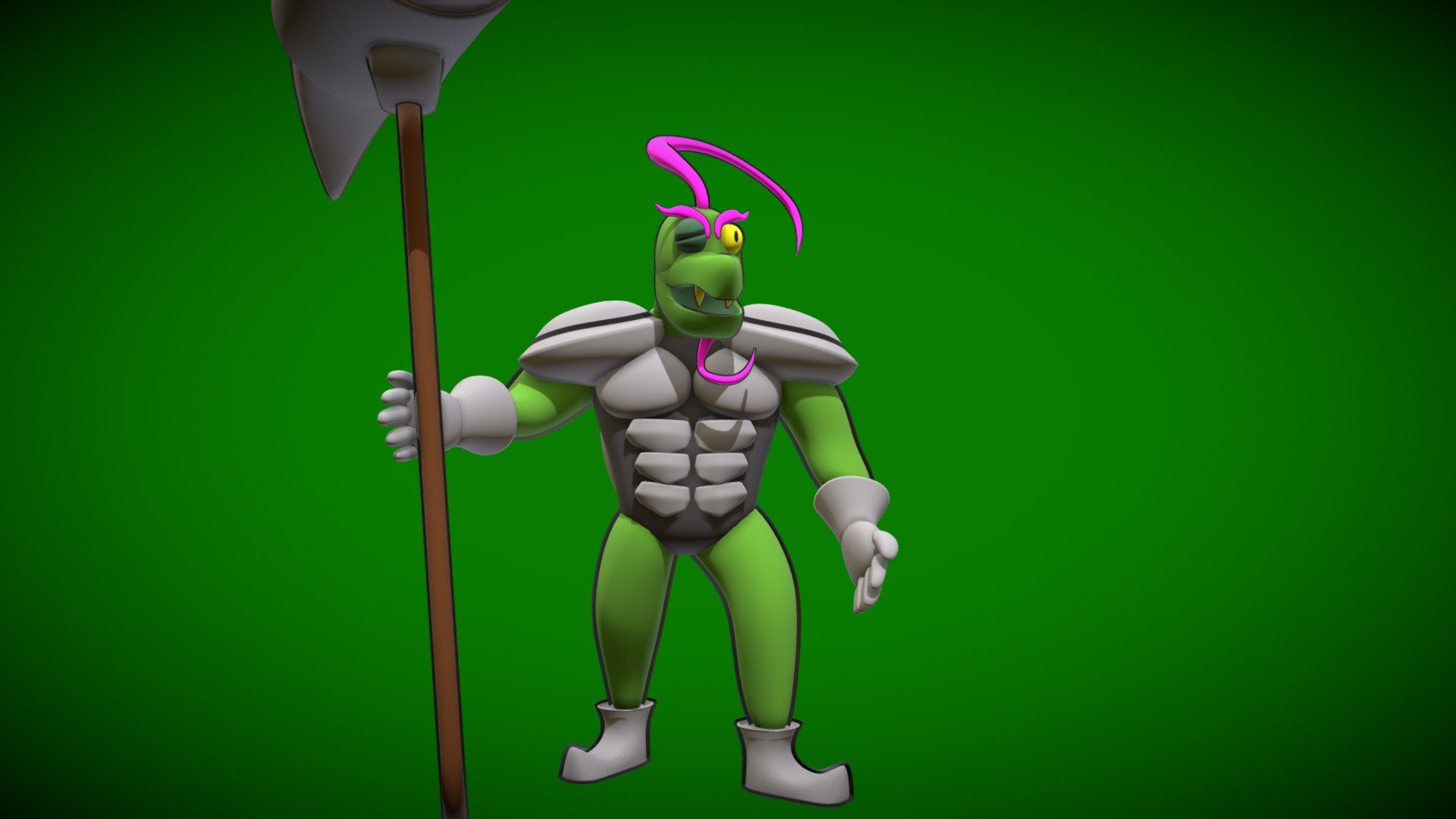 Gerson, Hammer of Justice - DELTARUNE - 3D model by PatMat (@patmateee ...