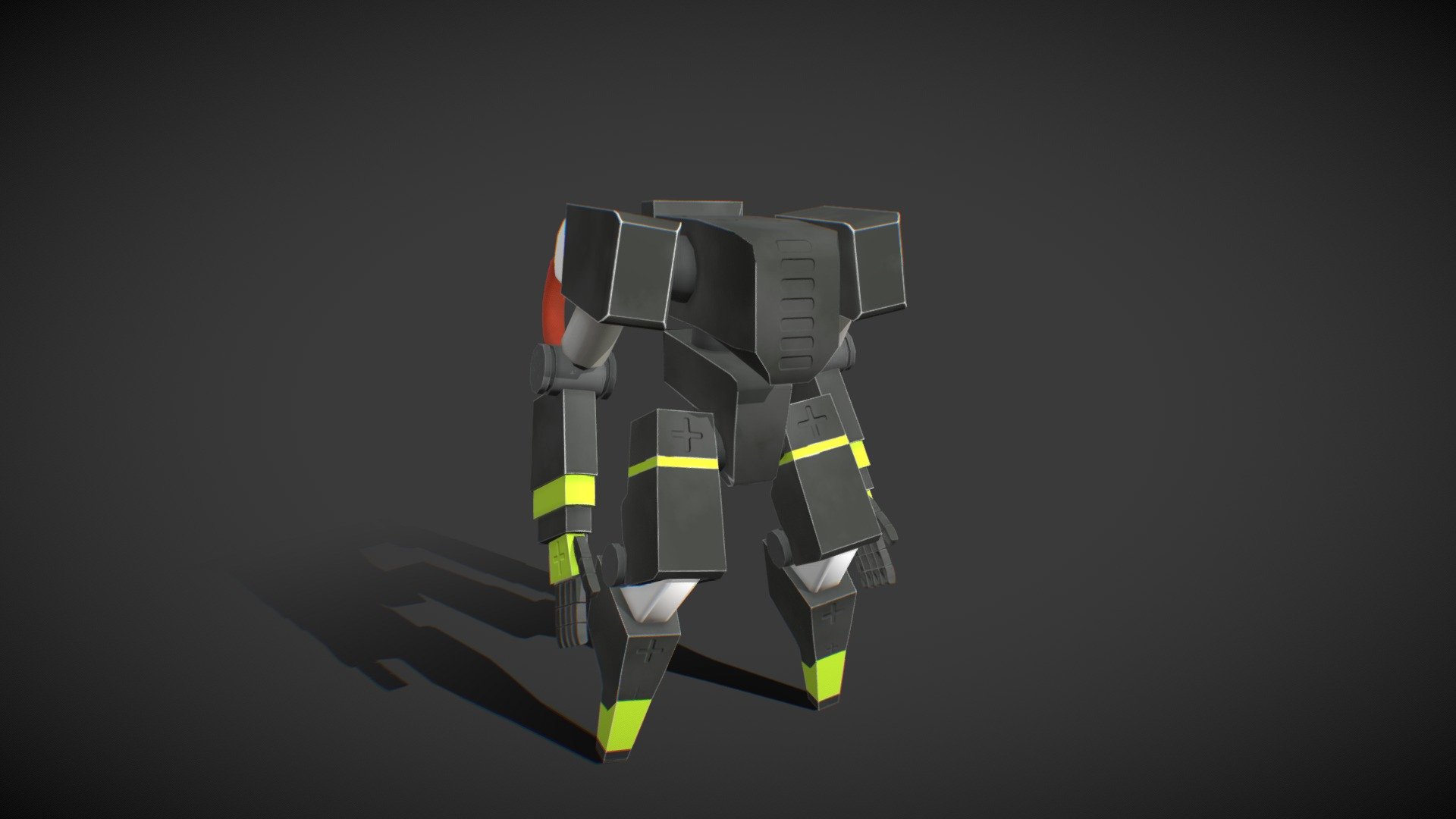Combat Mecha | Stylized - 3D model by Falco Joshua (@falco_joshua ...