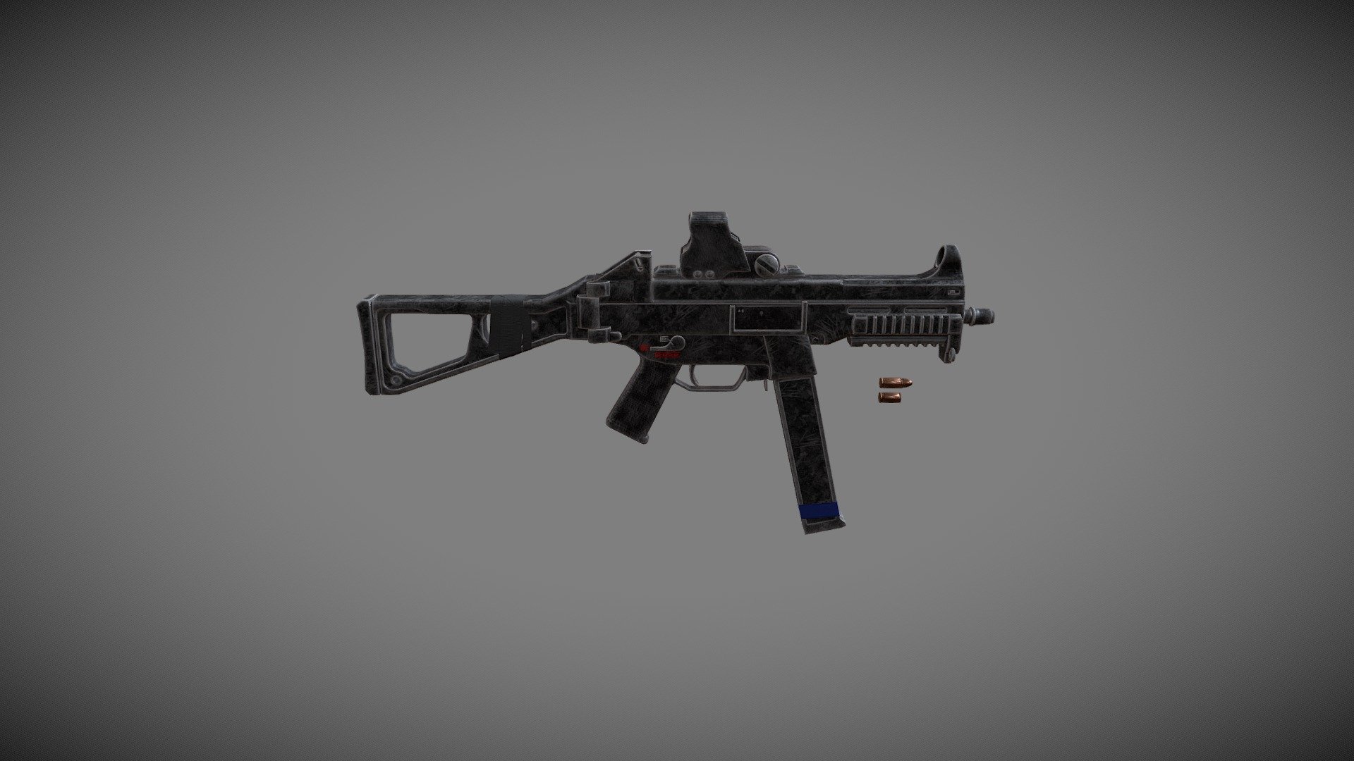 UMP Black Camo - 3D model by w017273h [7b0533e] - Sketchfab