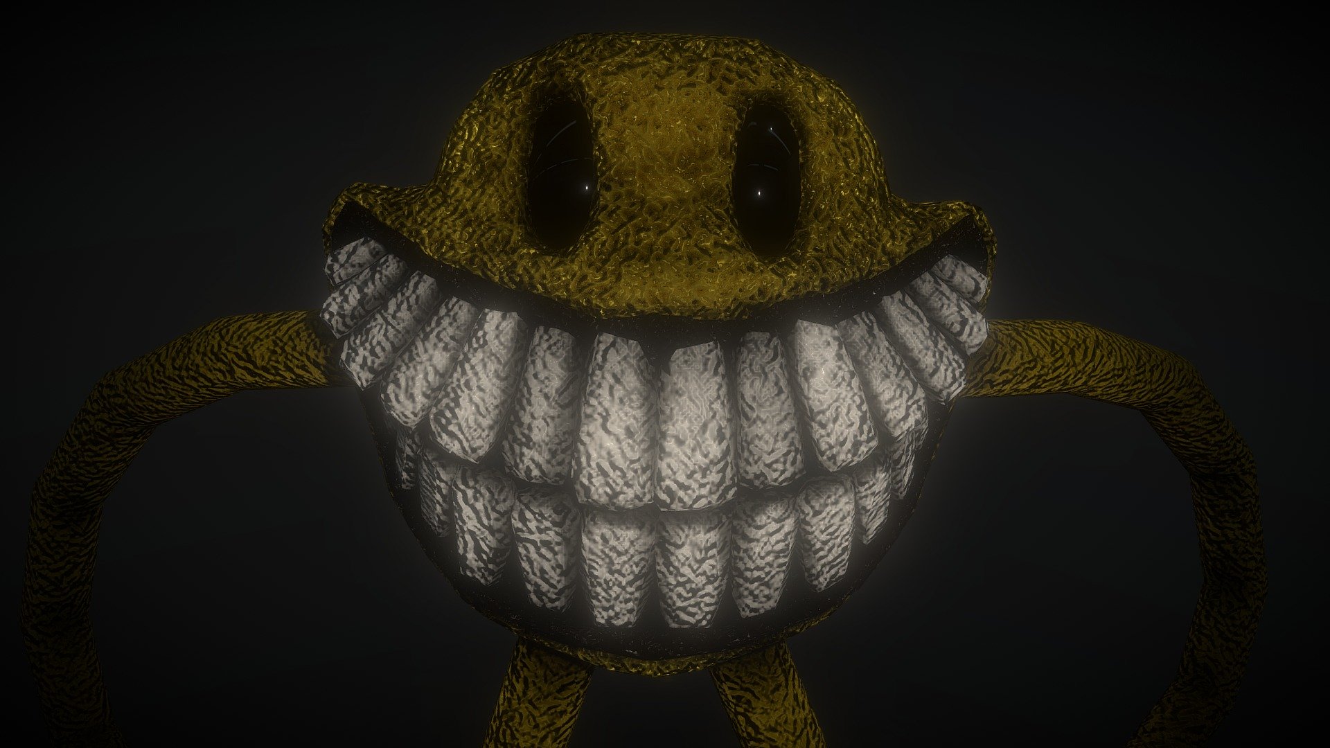 Weird Yellow Smiley Thingy - 3D model by ArachnoBoy (@vang807) [7b05a04 ...