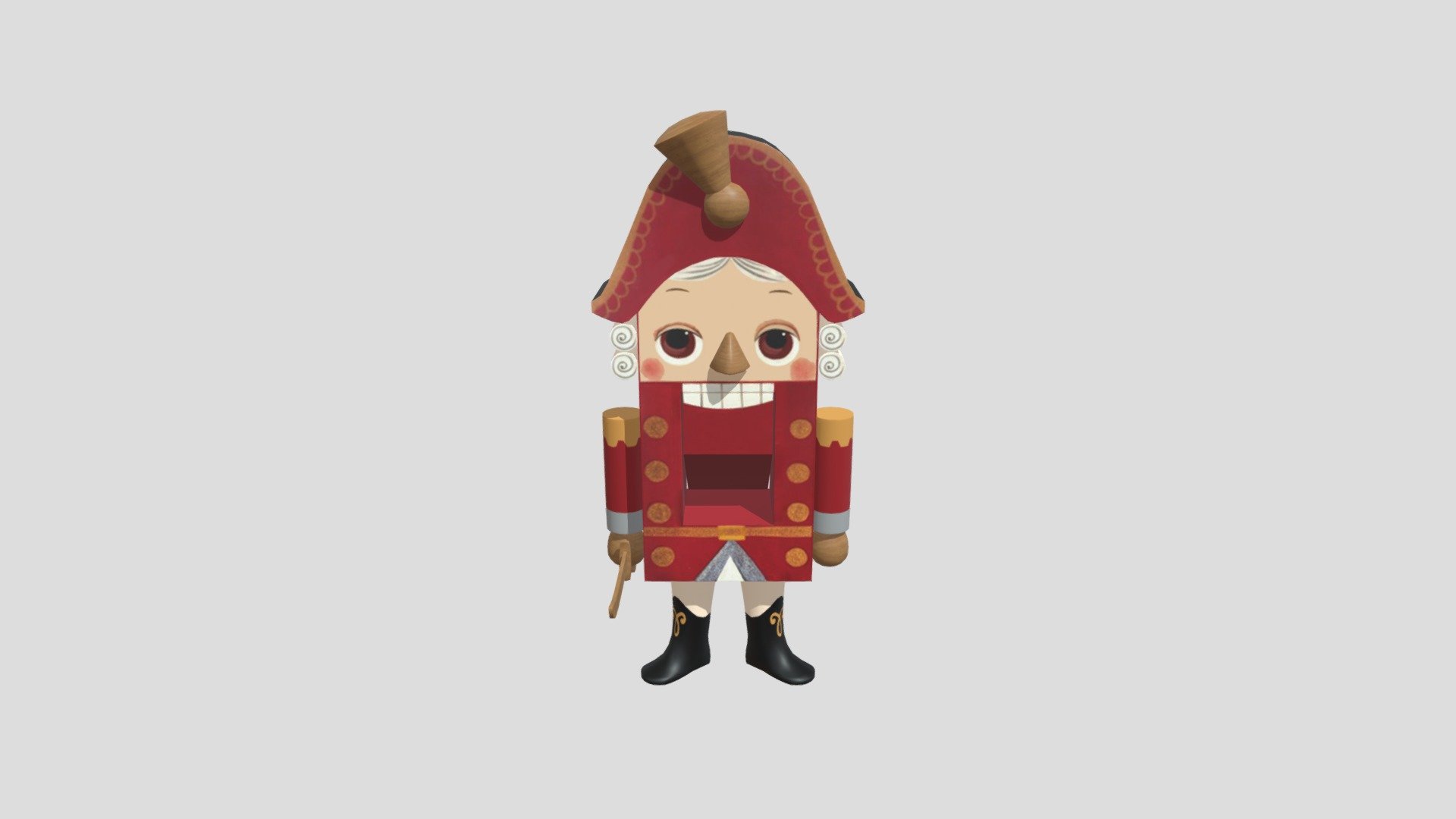 nutcracker - 3D model by korsakovnikita [7b05f43] - Sketchfab