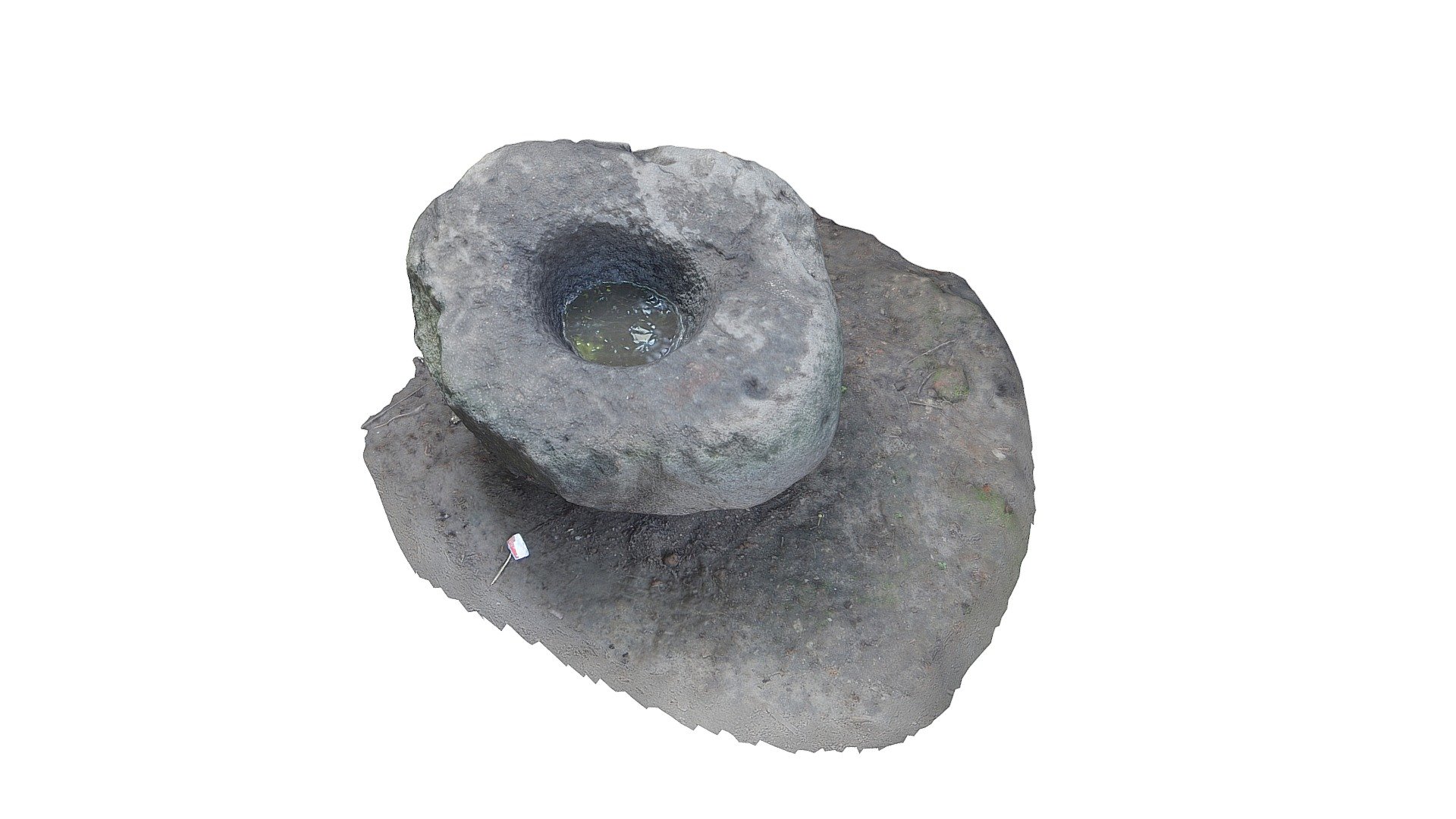 Batu Lesung at Terung Excavation Site - Buy Royalty Free 3D model by Om ...