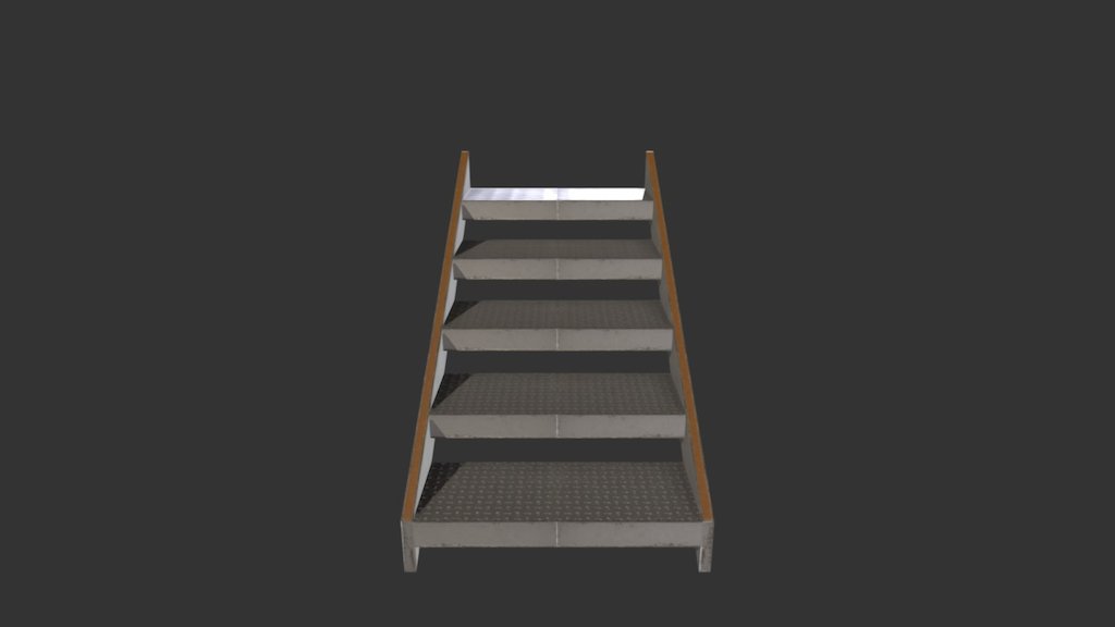 Das Station Metal Stairs - 3D model by darrick10 [7b0789a] - Sketchfab