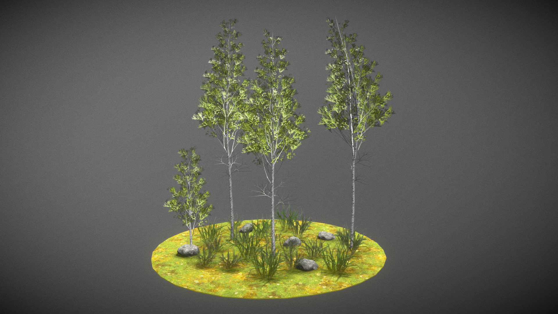 Tree Grove - Download Free 3D model by Jagobo [7b08e77] - Sketchfab