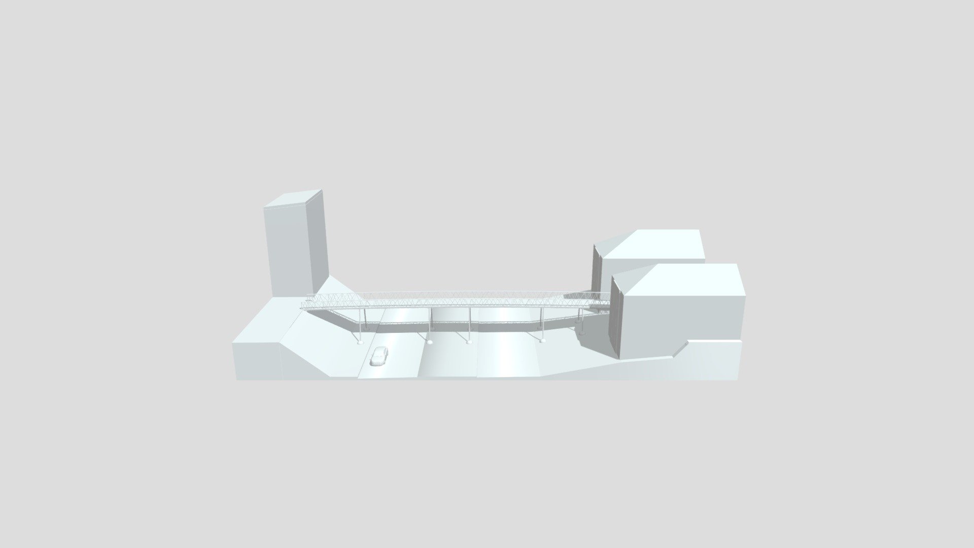 Passerelle - 3D model by goossej [7b0b577] - Sketchfab