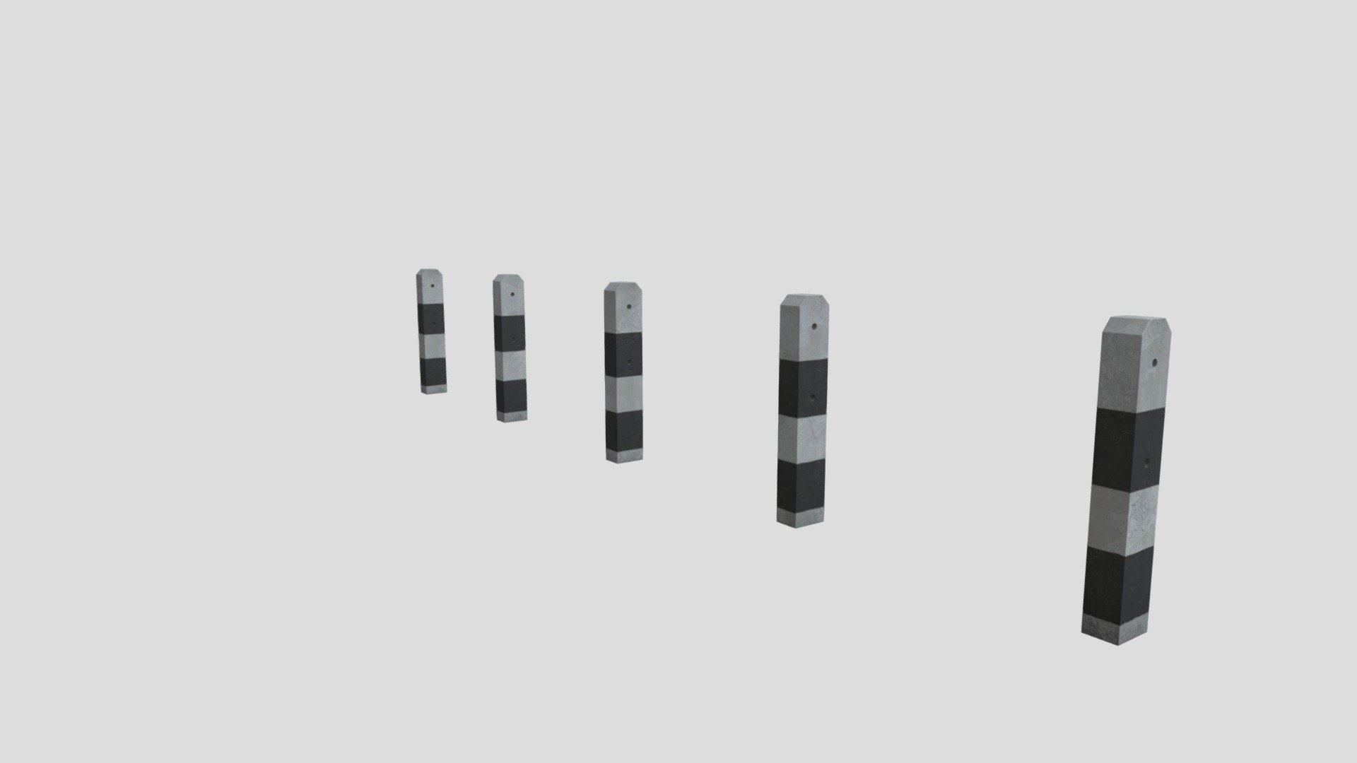 road posts 32 AM211 Archmodel - Buy Royalty Free 3D model by Evermotion ...