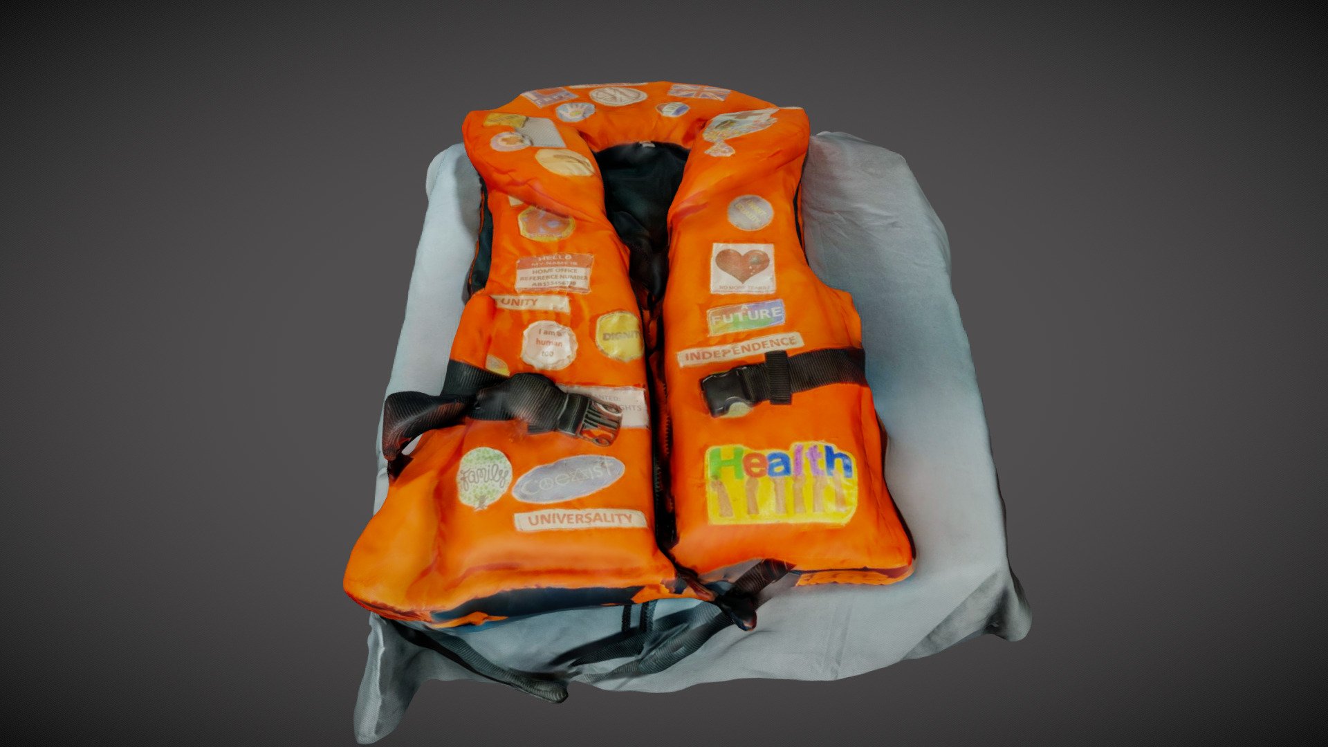 Life Jacket - 3D model by iainmoss [7b0c329] - Sketchfab