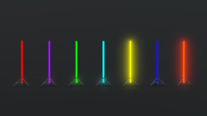 Neon-lights 3D models - Sketchfab