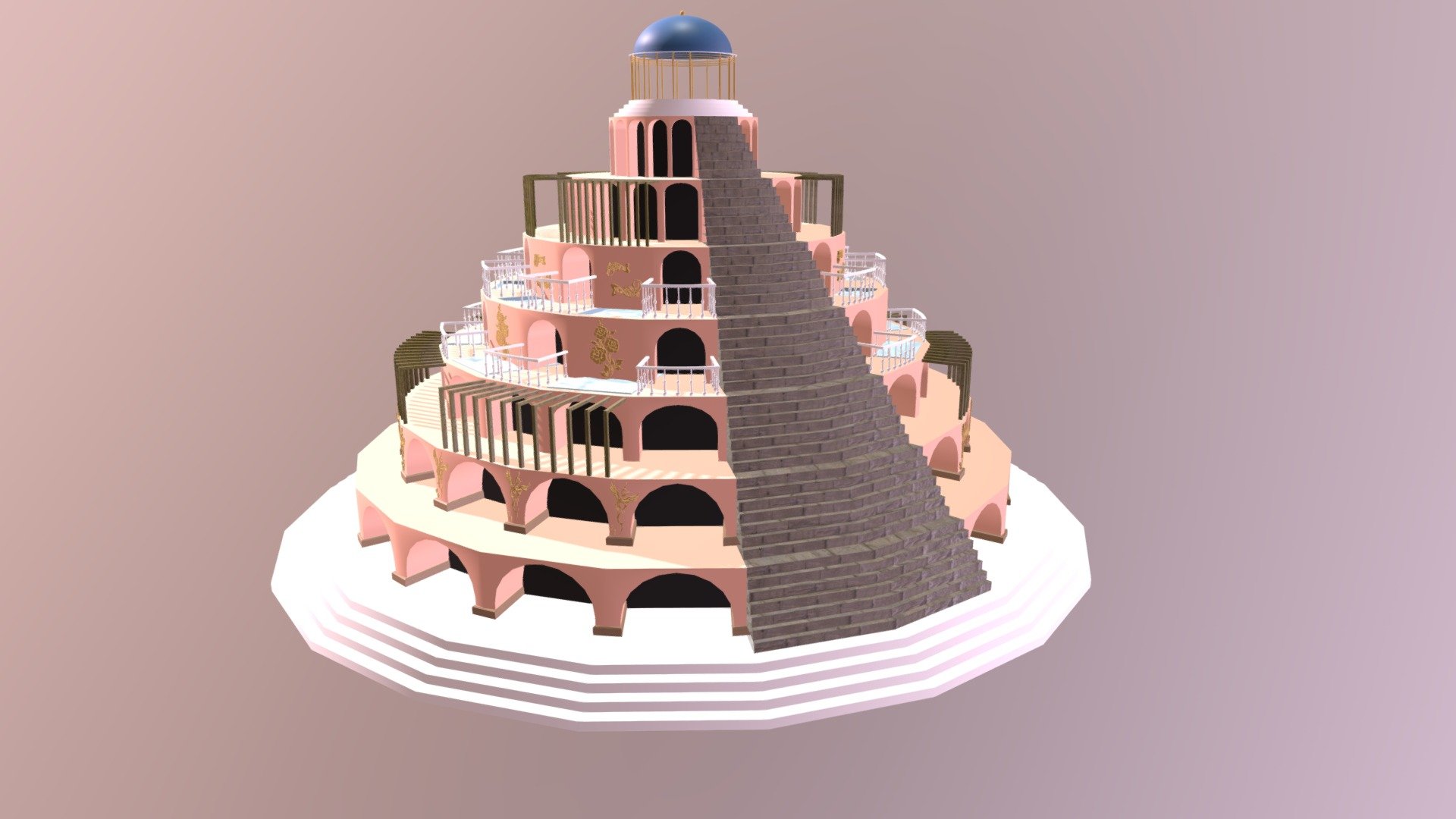 Babylon Place - 3D model by Susan.H [7b0cc34] - Sketchfab