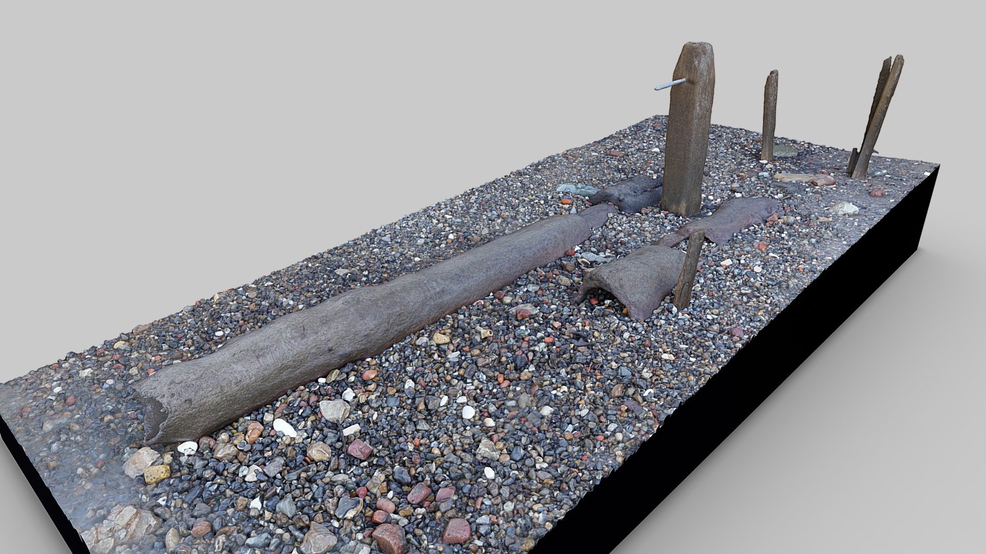 Southwark Foreshore Log Pipes - Download Free 3D model by artfletch ...